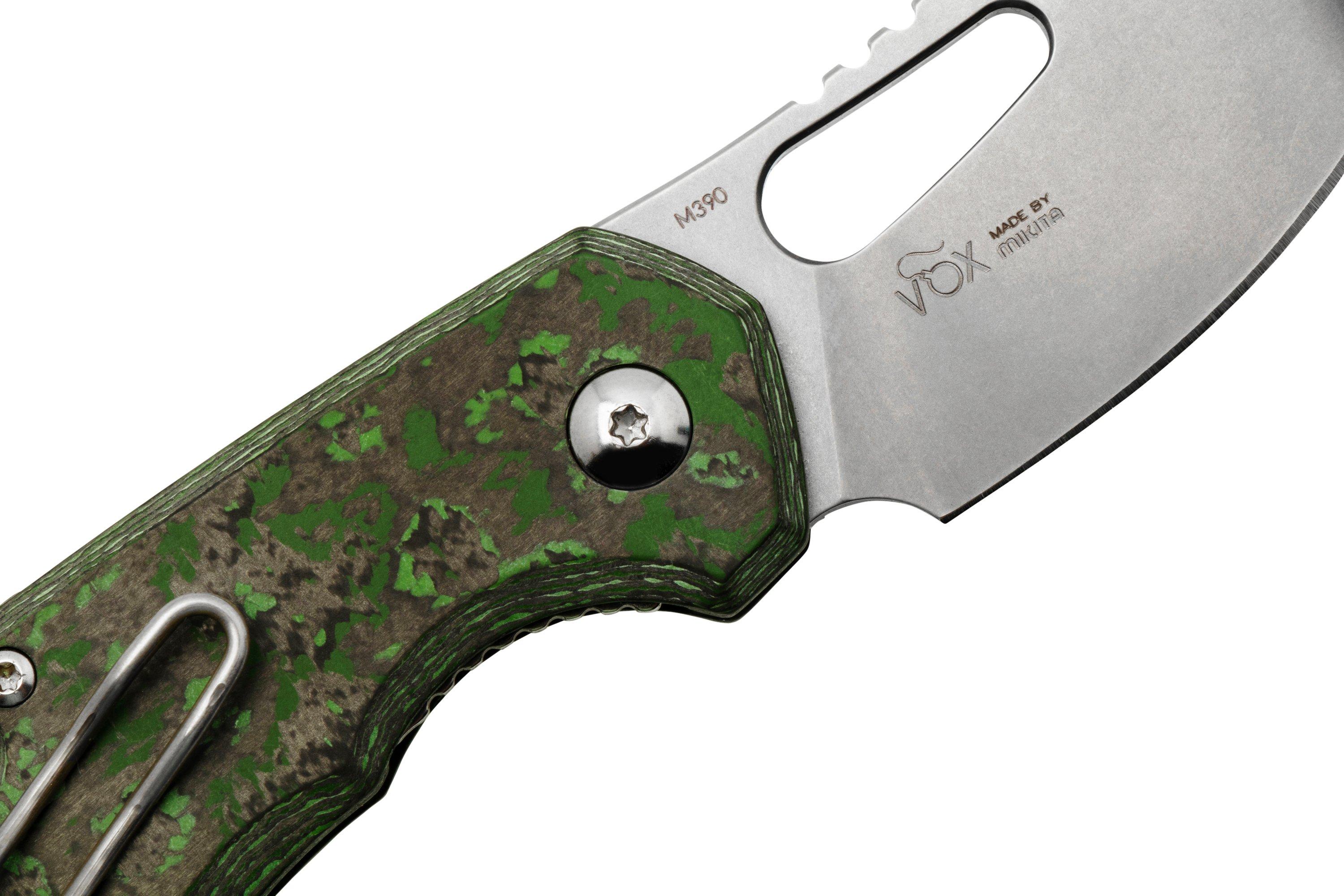 MKM Isonzo FX03-3CJ Clip Point Stonewashed, Jungle Wear Carbon Fibre ...
