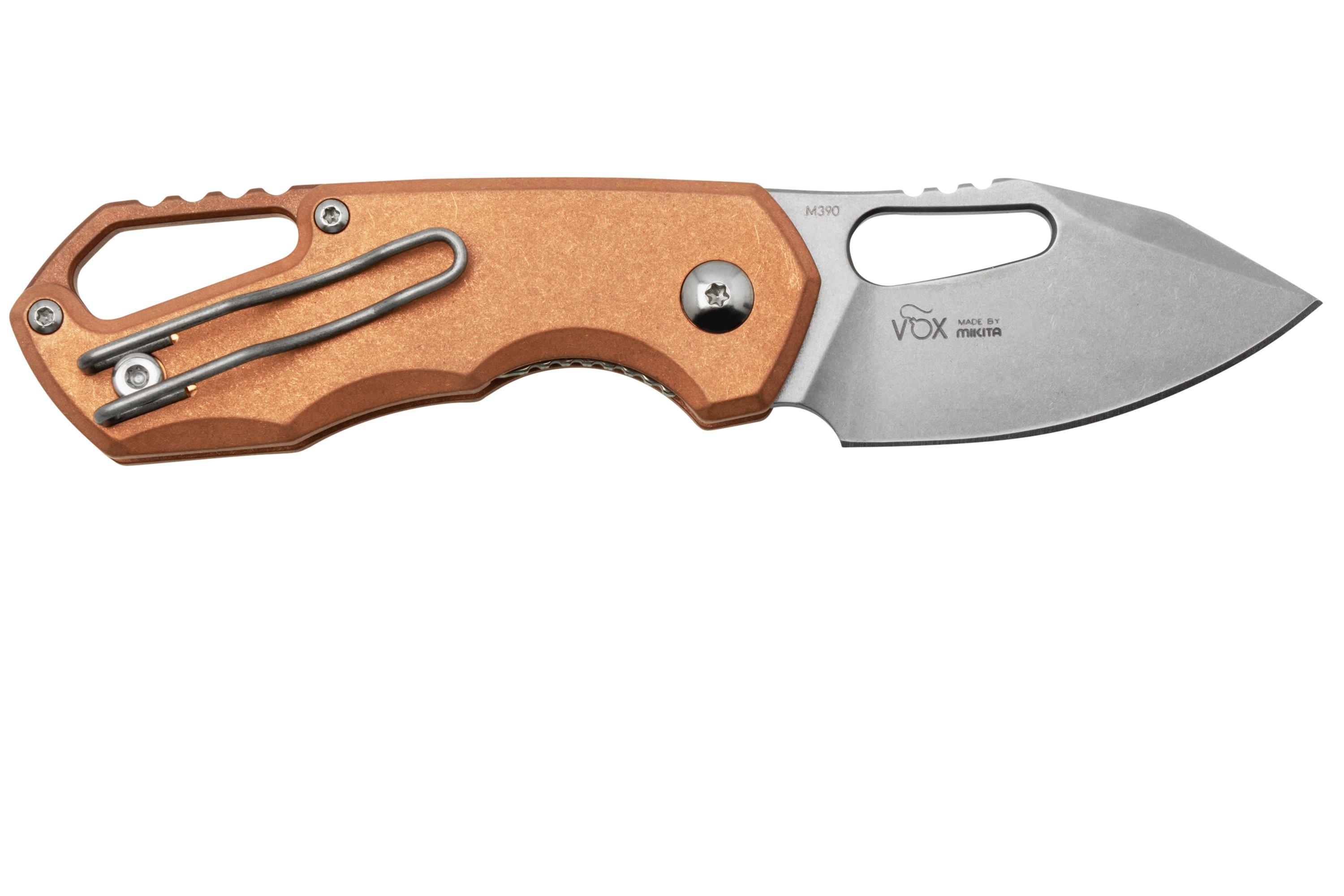 MKM Isonzo FX03-3CO Clip Point Stonewashed, Copper pocket knife, Jesper ...