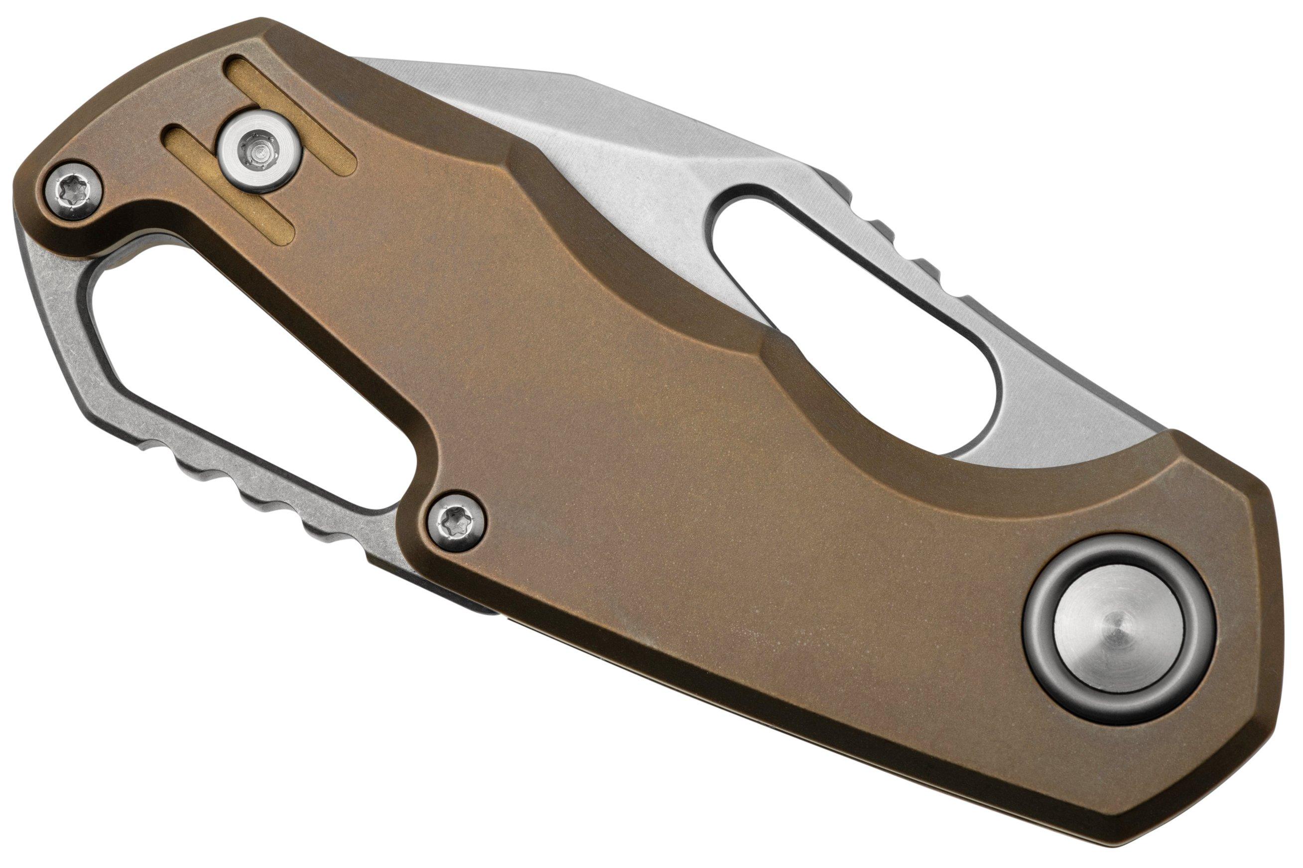 MKM Isonzo FX03M-3TBR, Clip Point Stonewashed Böhler M390 Bronze ...