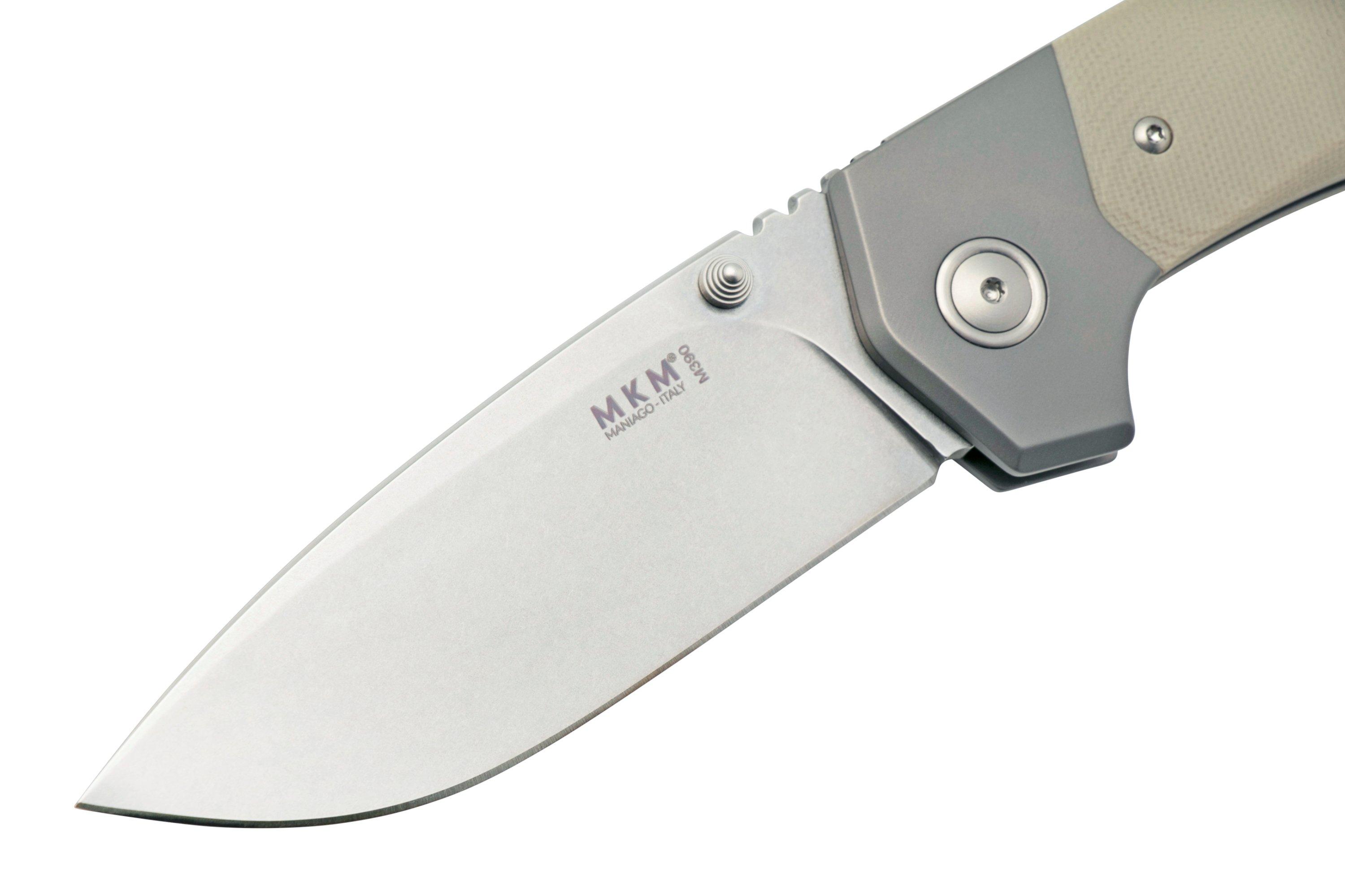 MKM Hero Stonewashed, Tan G10, Titanium Bolsters, Taschenmesser | Günstiger shoppen bei ...