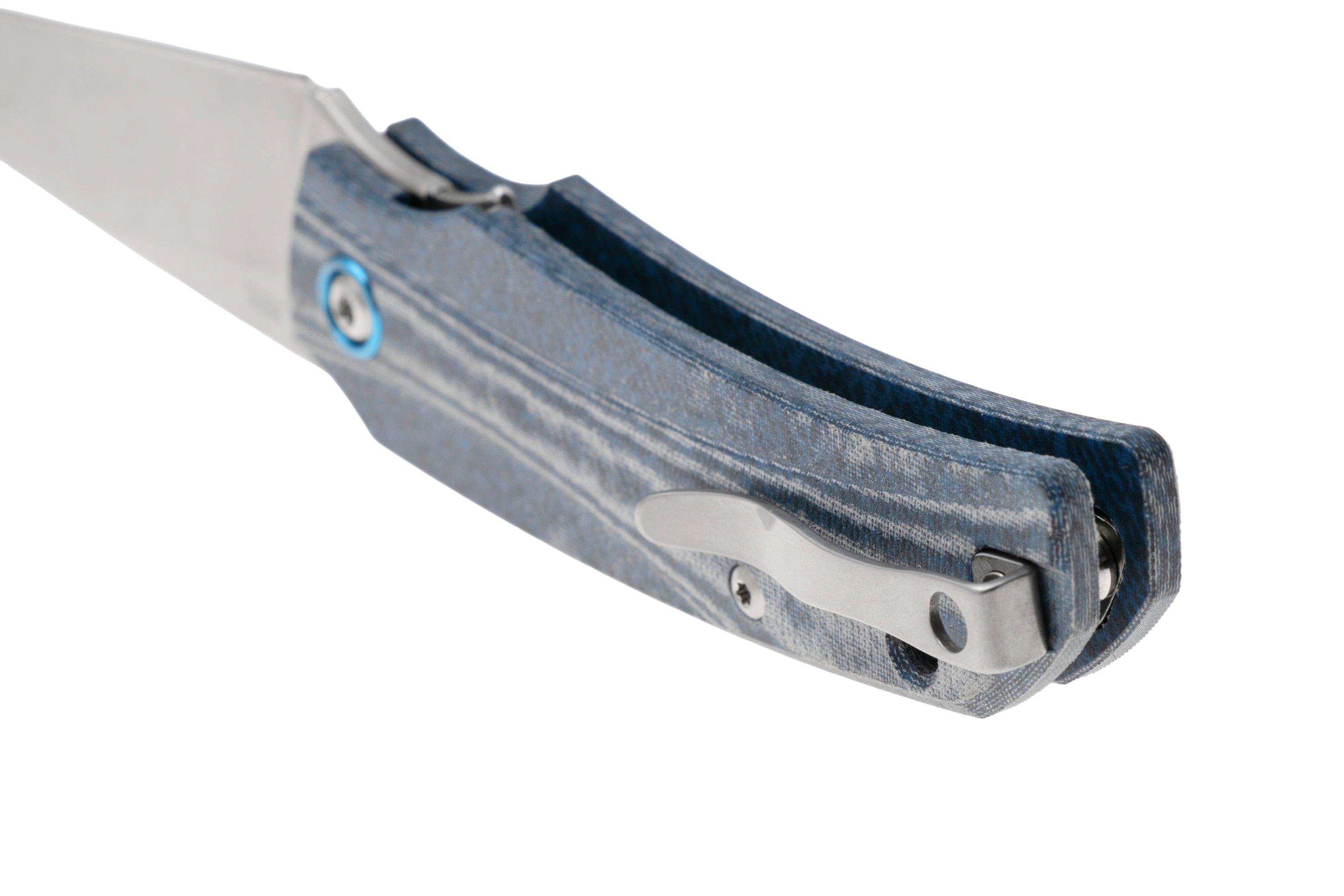 MKM Ice MK IC-DC Stonewashed Magnacut, Demim Micarta, pocket knife ...