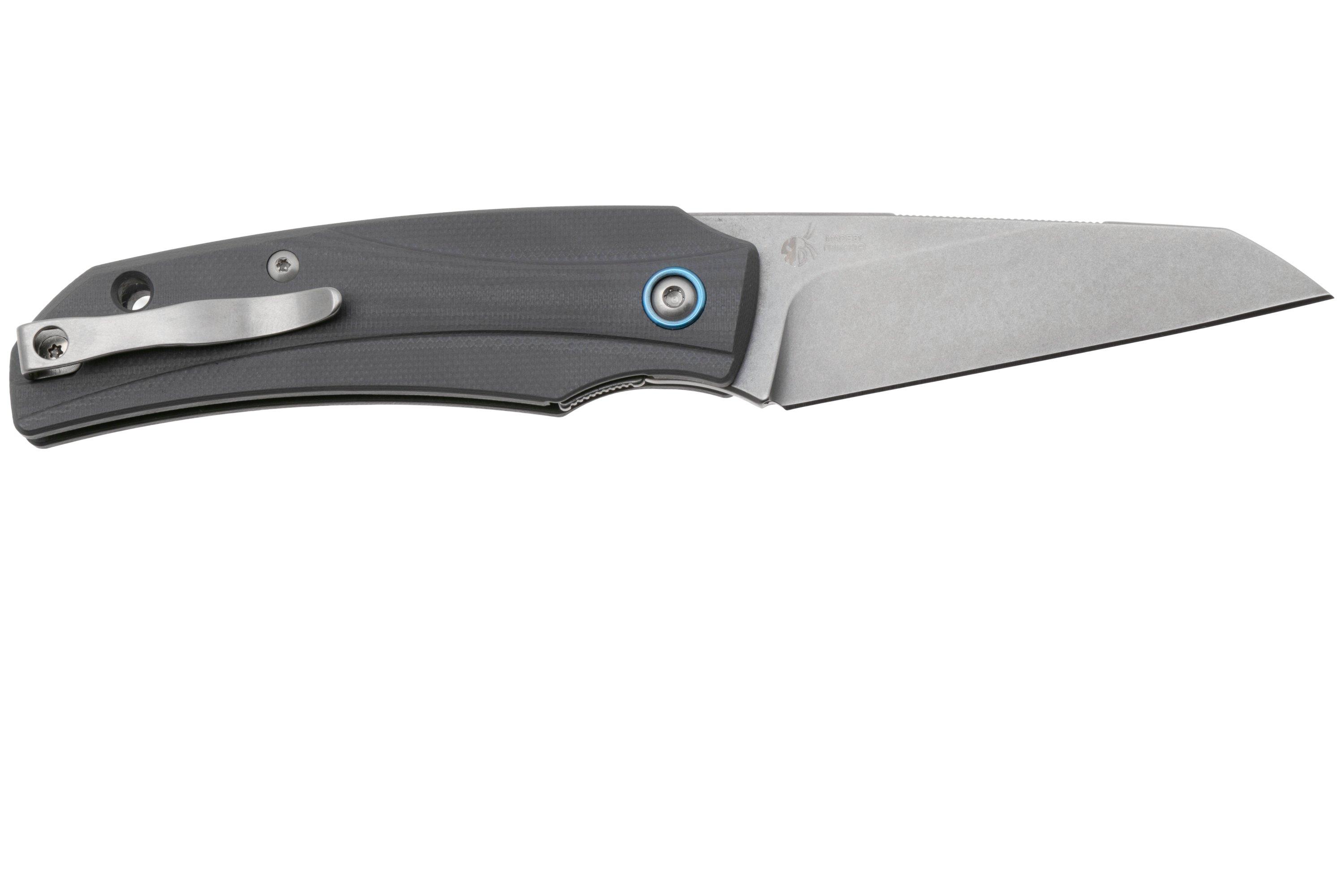 MKM Ice MK IC-GGY Stonewashed Magnacut, Grey G10, pocket knife, Tommaso ...