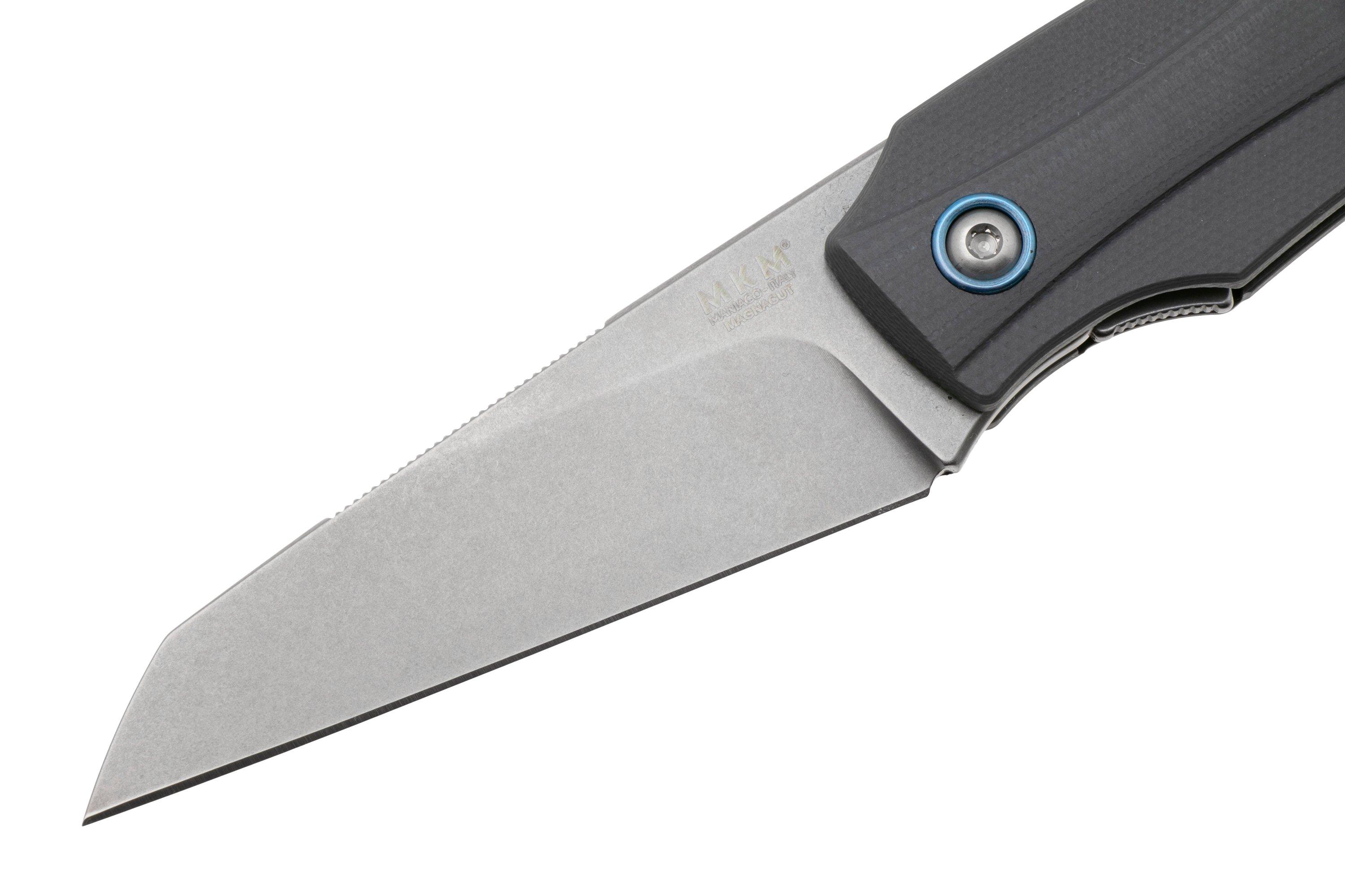 MKM Ice MK IC-GGY Stonewashed Magnacut, Grey G10, pocket knife, Tommaso ...