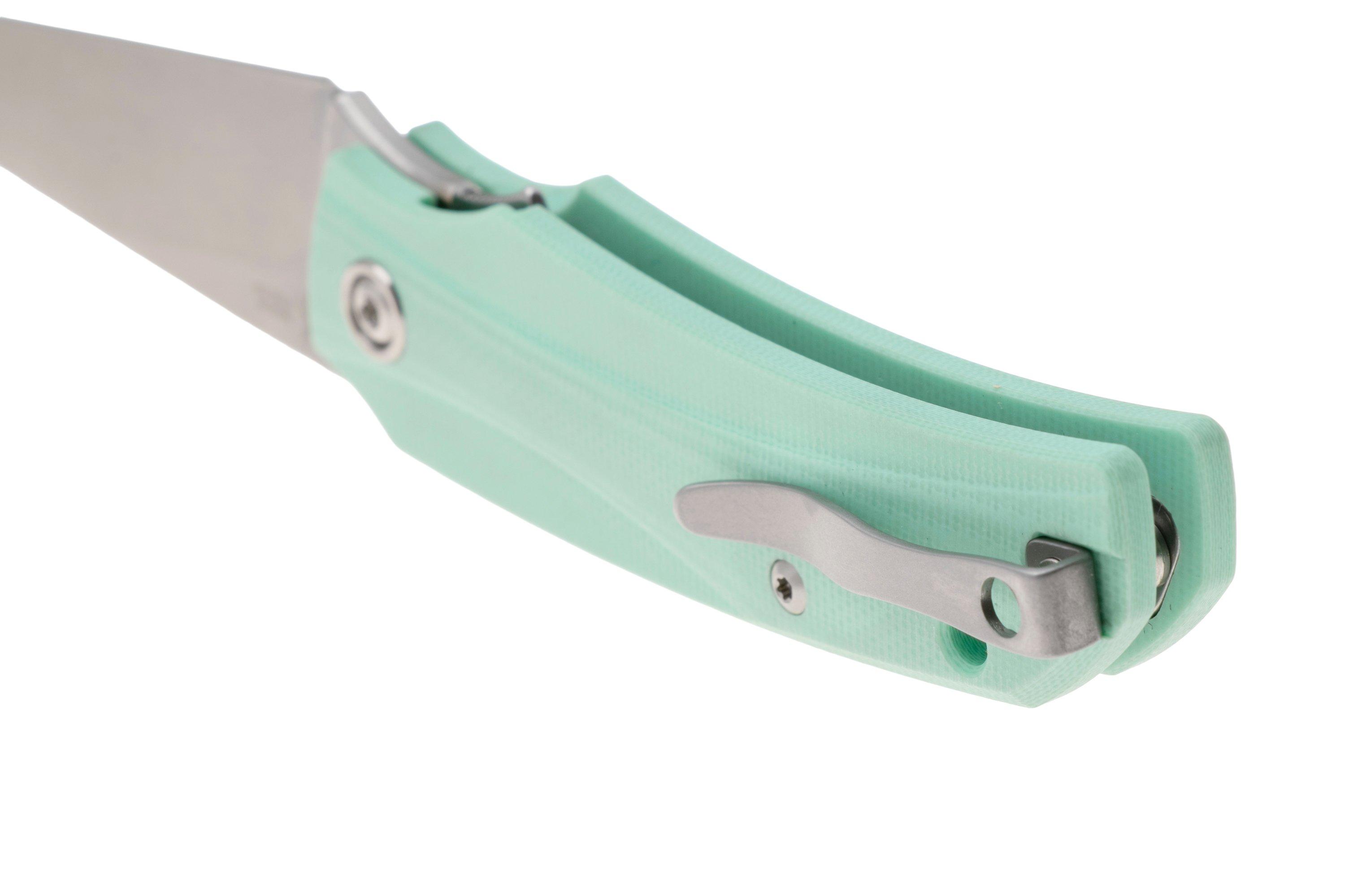 MKM Ice MK IC-GTY Stonewashed Magnacut, Blue G10, pocket knife, Tommaso ...