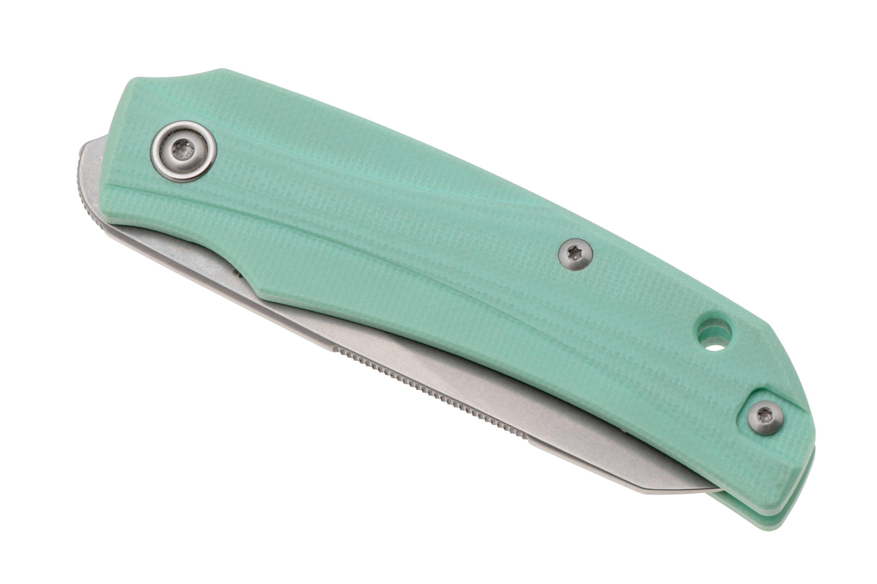 MKM Ice MK IC-GTY Stonewashed Magnacut, Tiffany G10, pocket knife ...