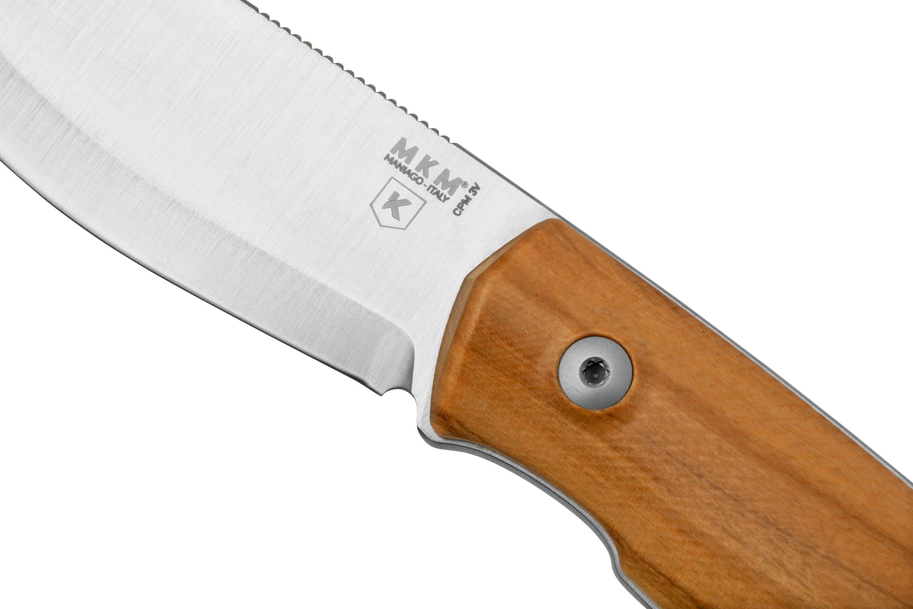 MKM Normar CPM 3V Olive Wood, Knivesandtools Exclusive, bushcraft knife ...