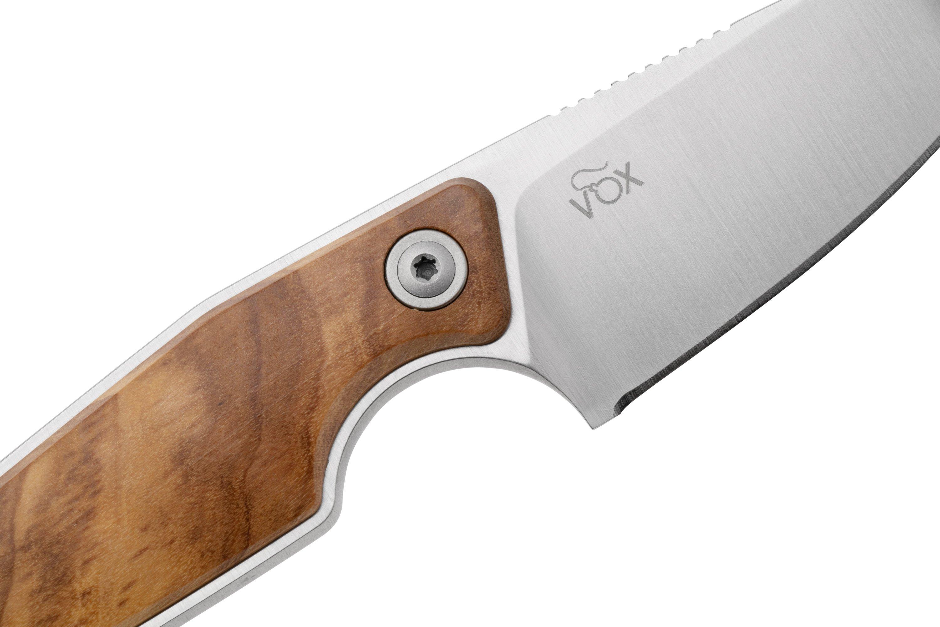 MKM Makro 1 Droppoint MK-MA01-O Olive Wood, fixed knife, Jesper Voxnaes ...