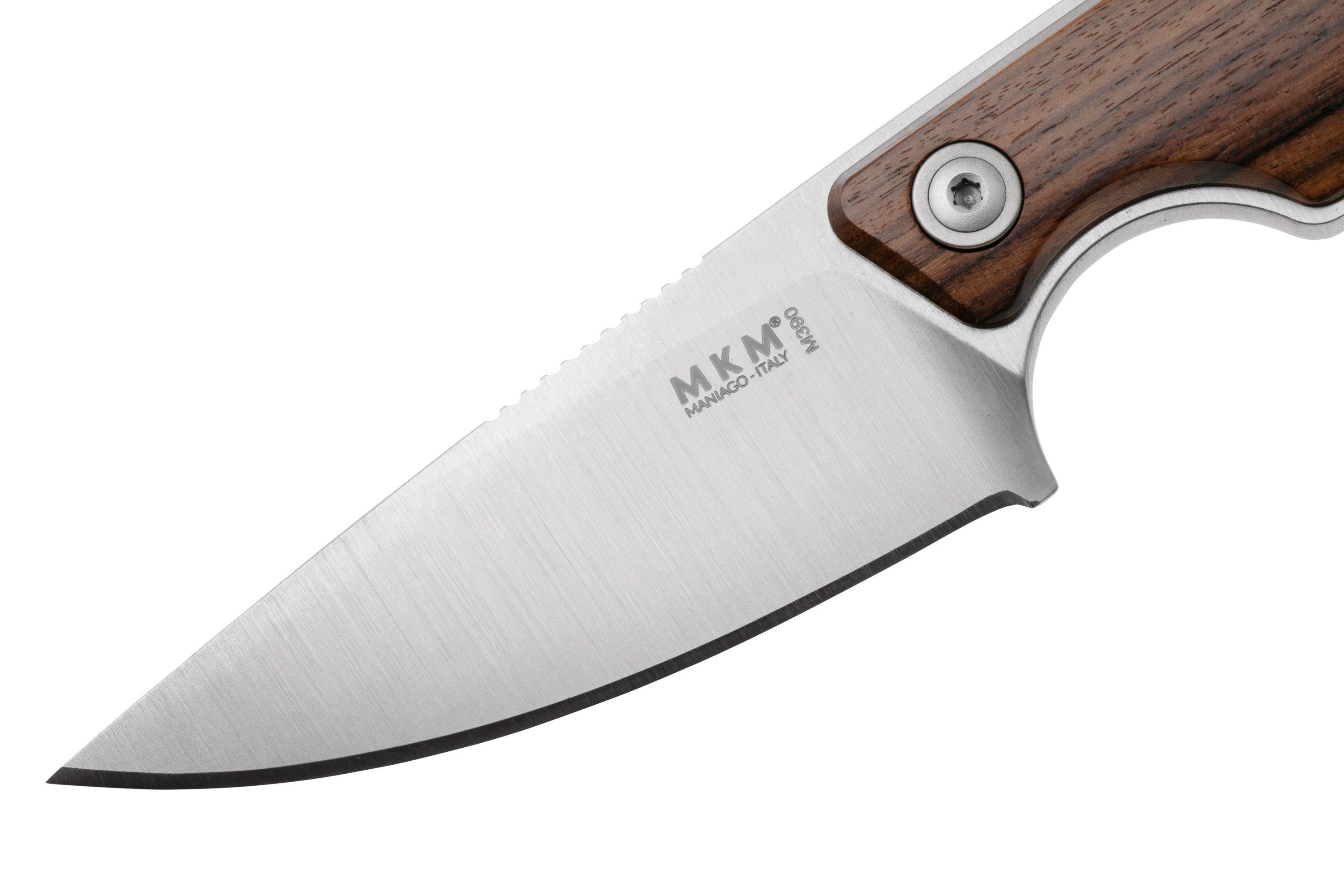 MKM Makro 1 Droppoint MK-MA01-S Santos Wood, feststehendes Messer ...