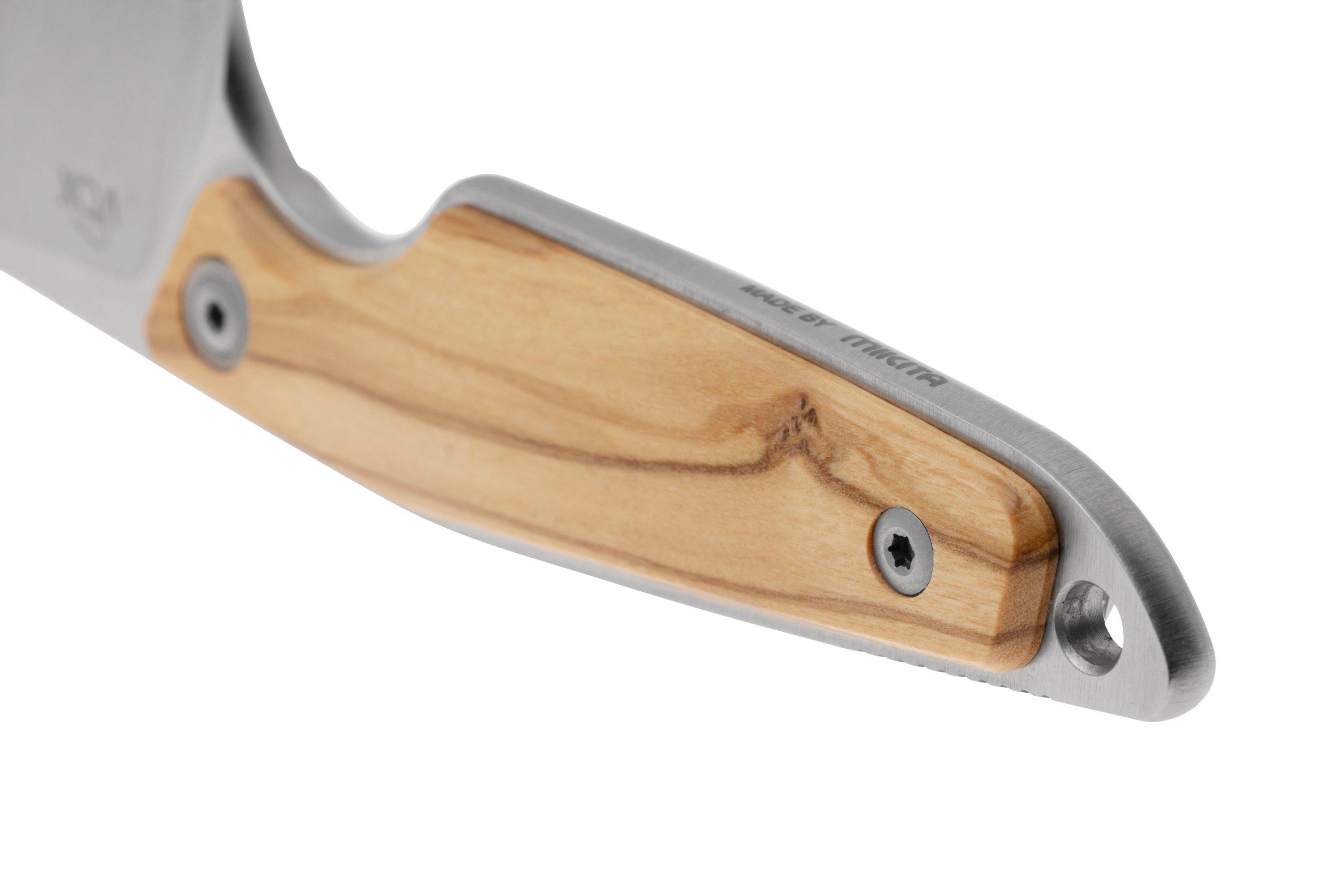 MKM Makro 2 Sheepfoot MK-MA02-O Olive Wood, feststehendes Messer ...