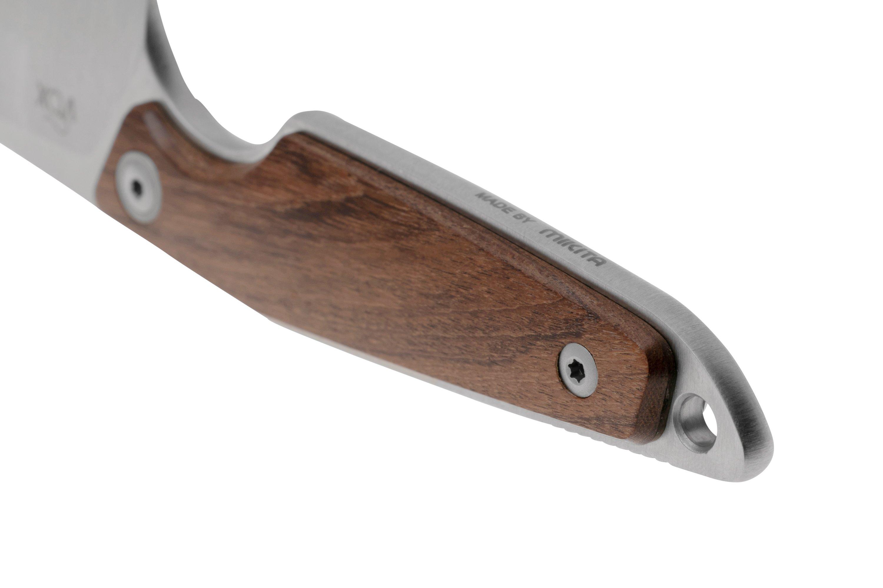 MKM Makro 2 Sheepfoot MK-MA02-S Santos Wood, feststehendes Messer ...