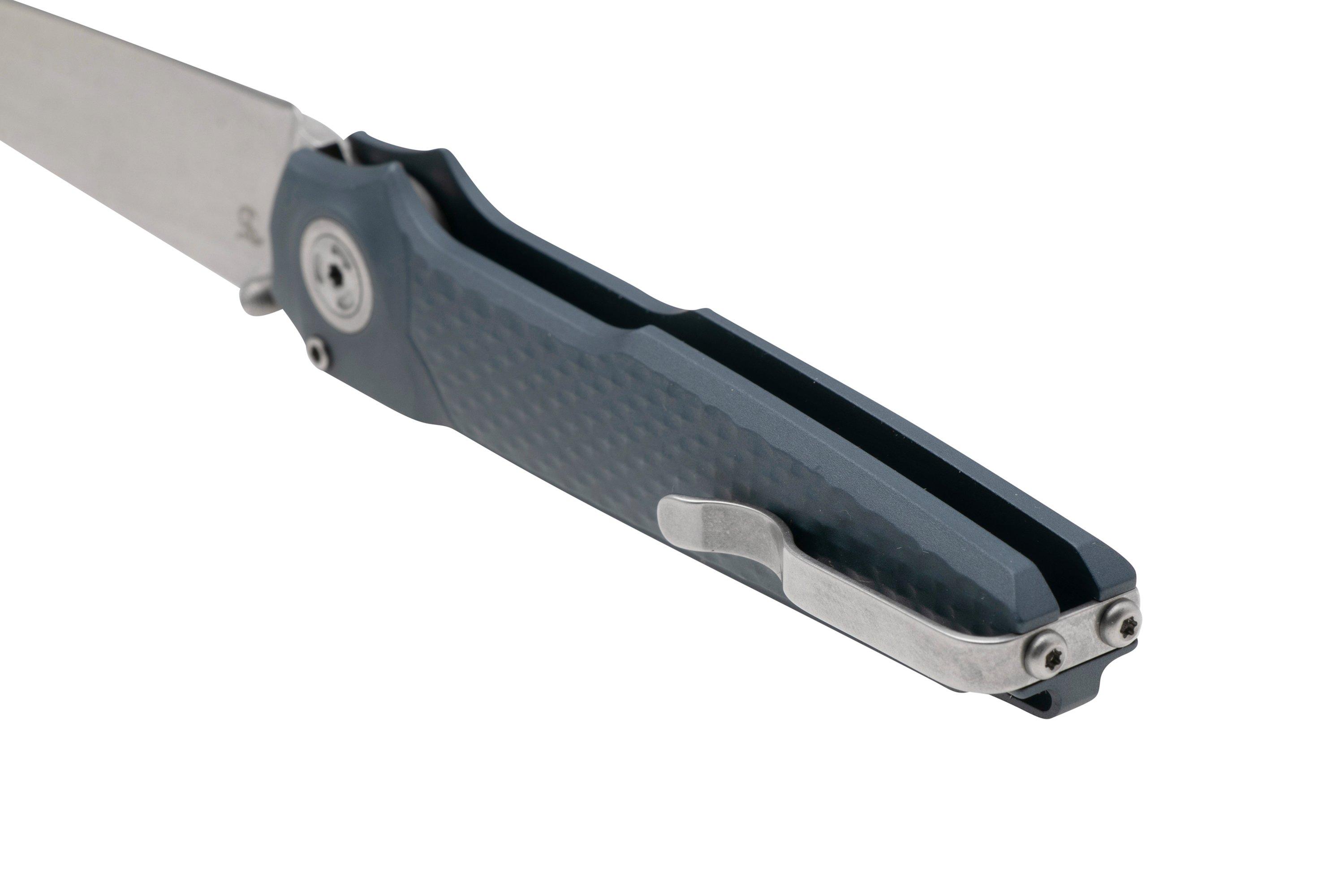 MKM Miura MK-MI-AGY Stonewashed MagnaCut, Grey Aluminium, navalha, Simone Tonolli design ...