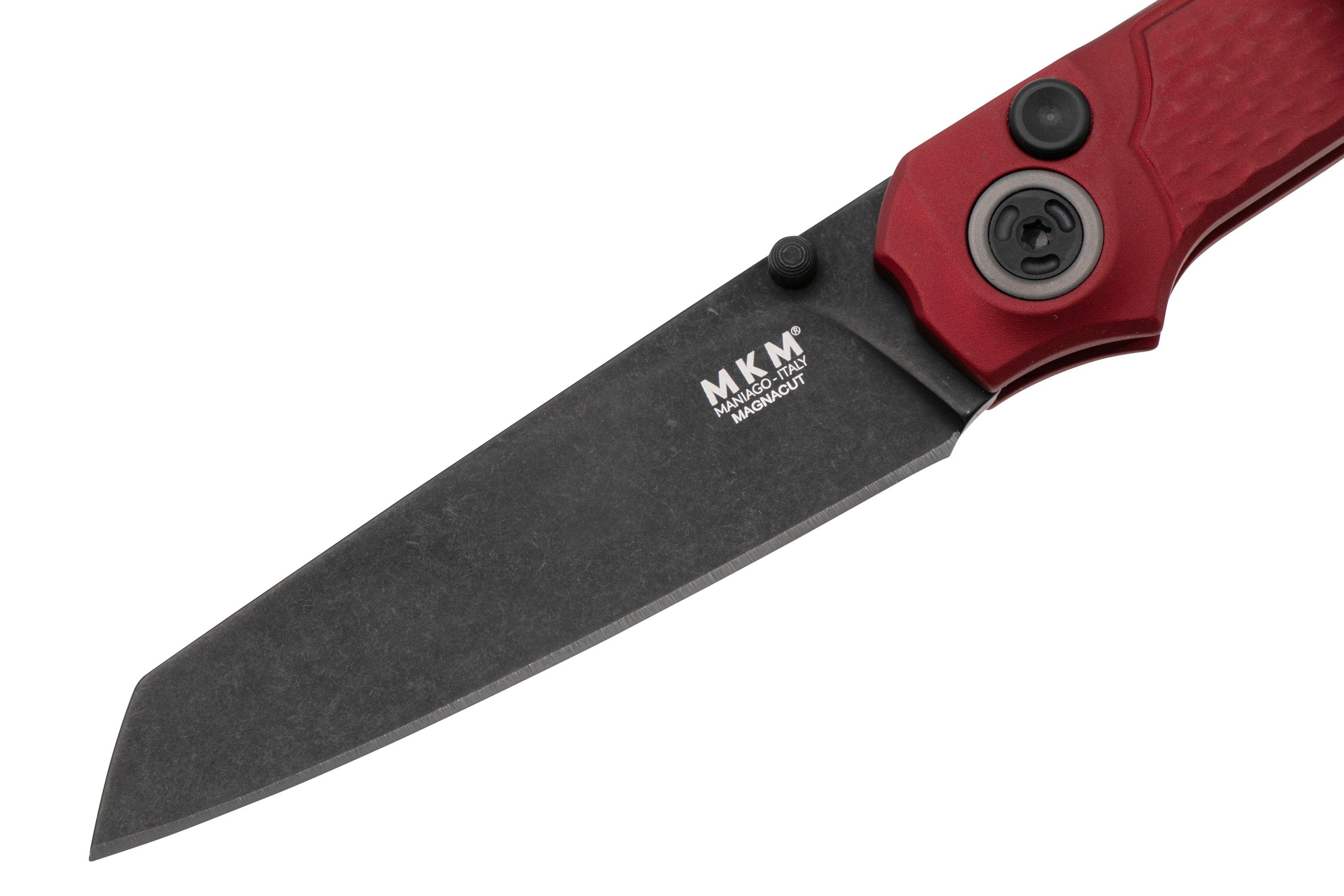 MKM Miura Red Aluminium, Black MI-ARDB pocket knife, Simone Tonolli ...
