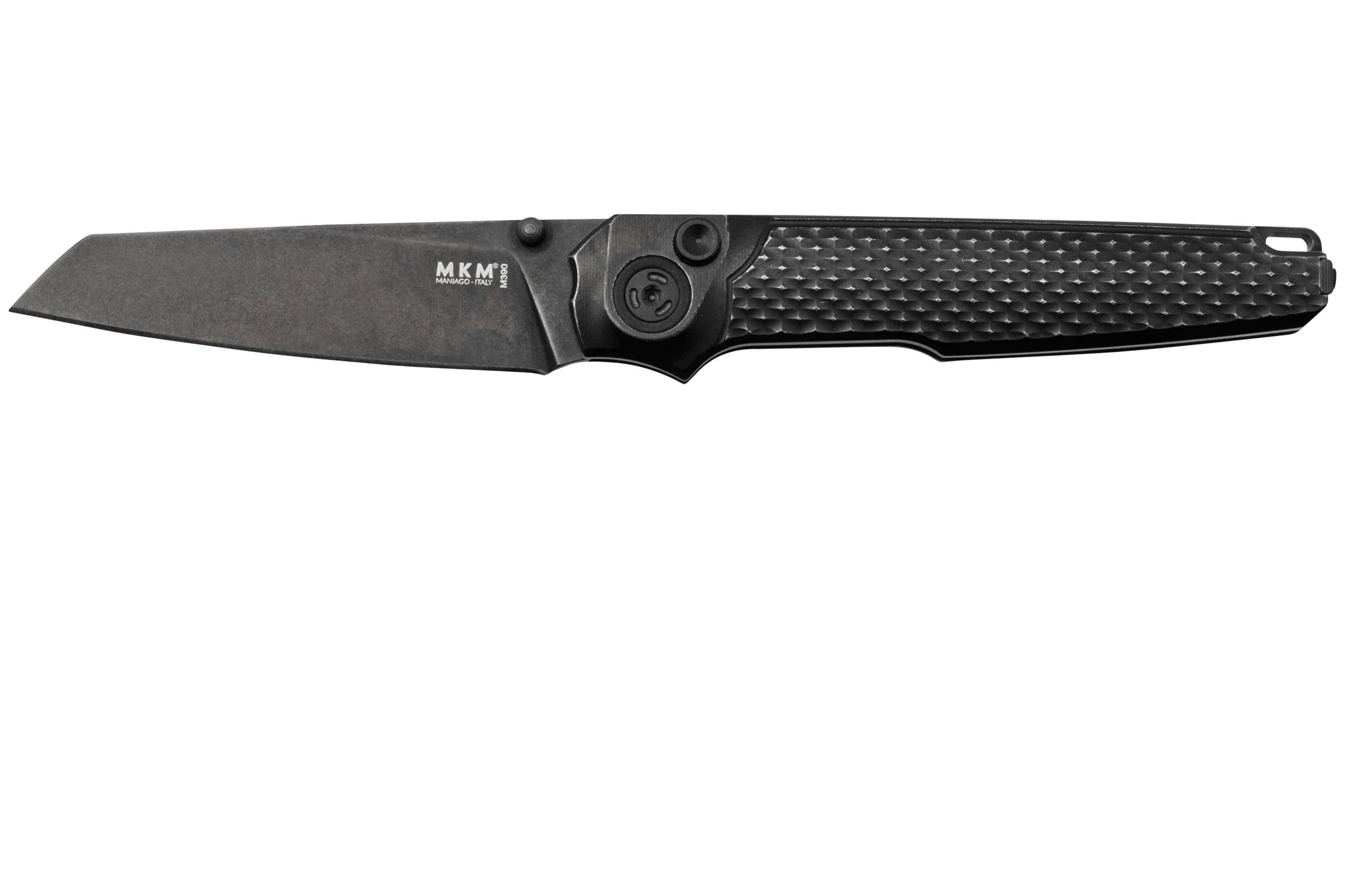 MKM Miura Dark Stonewash Titanium MI-TDSW pocket knife, Simone Tonolli ...