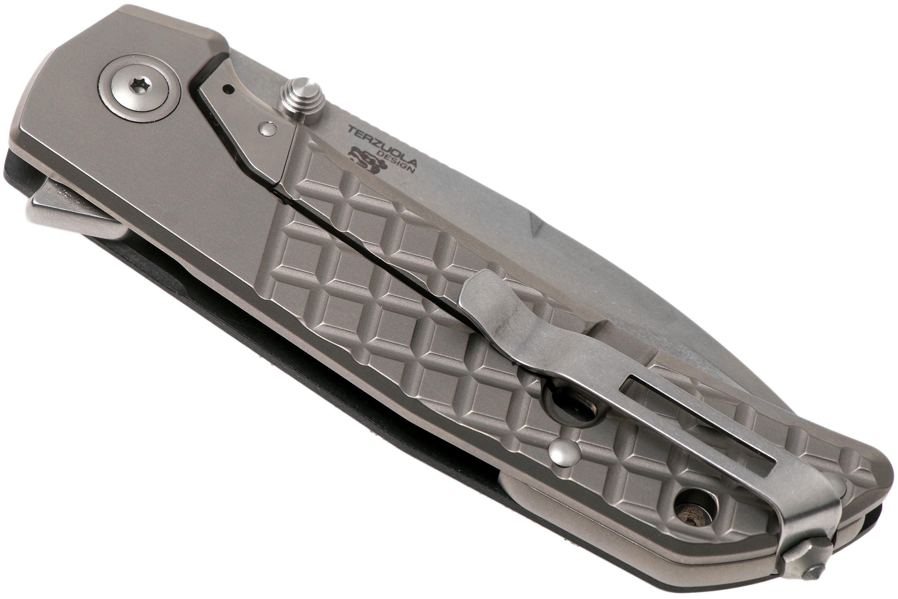 MKM Maximo MM-BCT Black Canvas Micarta pocket knife, Bob Terzuola ...