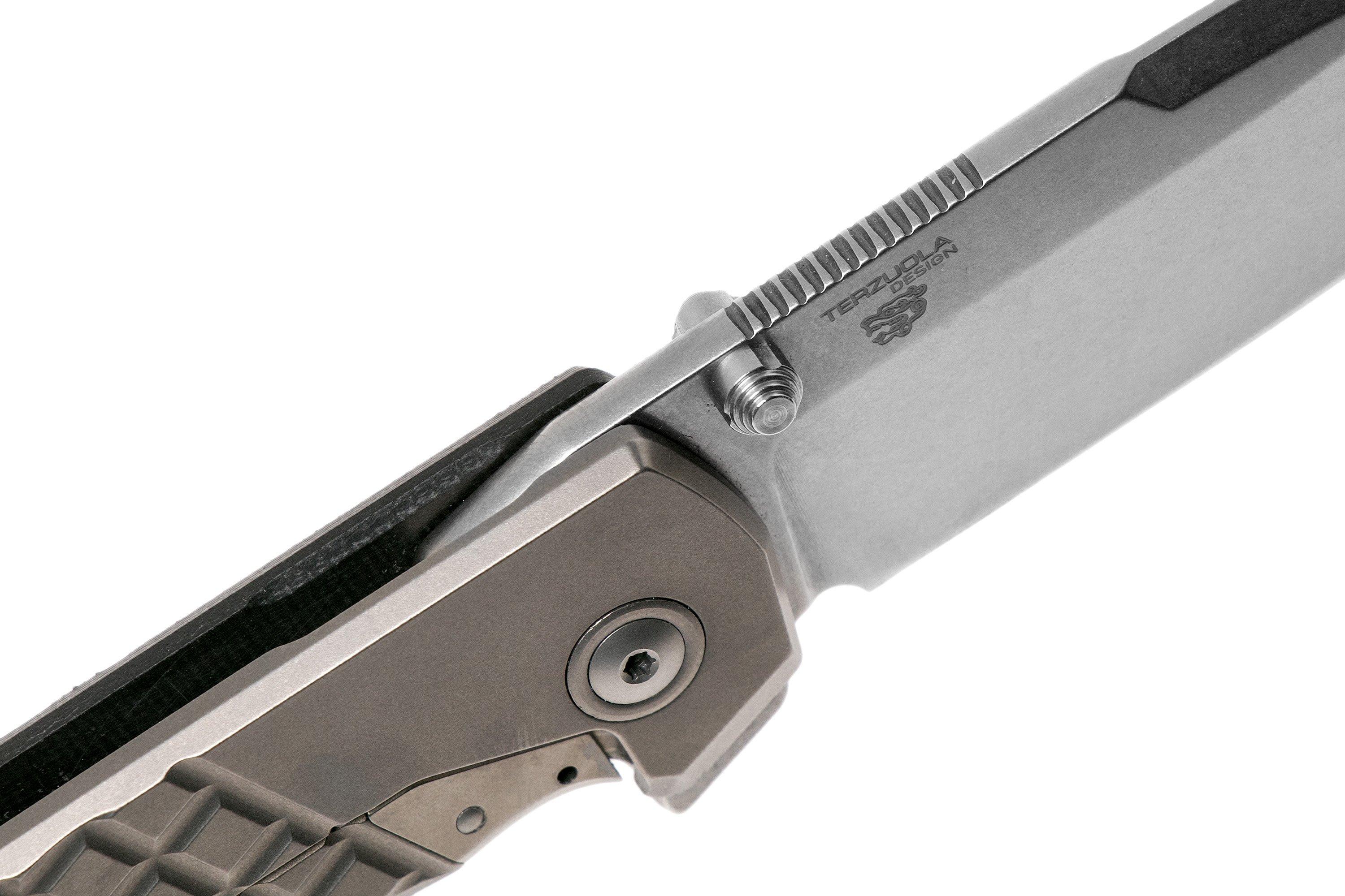 MKM Maximo MM-BCT Black Canvas Micarta pocket knife, Bob Terzuola ...