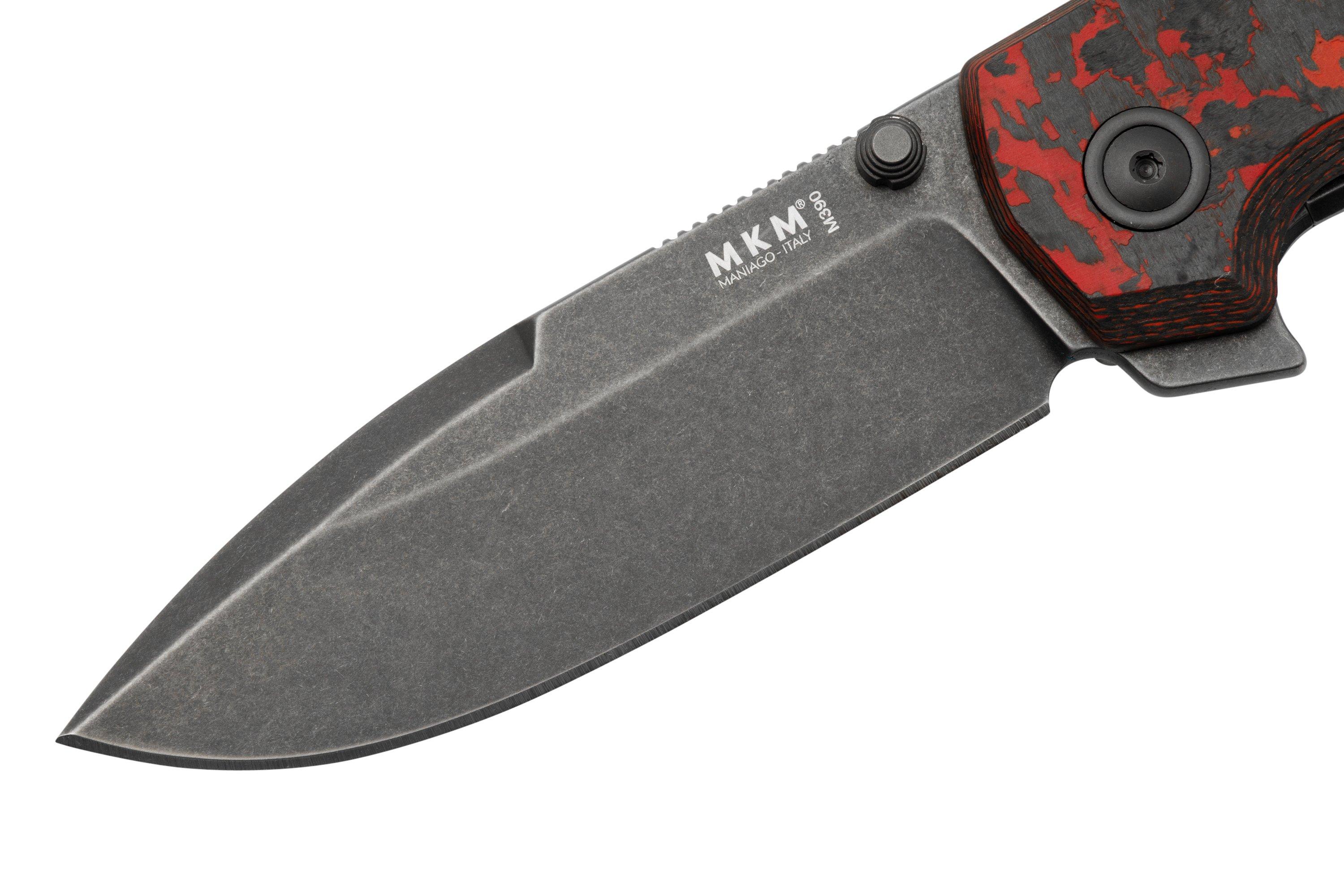 MKM Maximo MM-FCLTD Lava Flow Carbon fibre pocket knife, Bob Terzuola ...