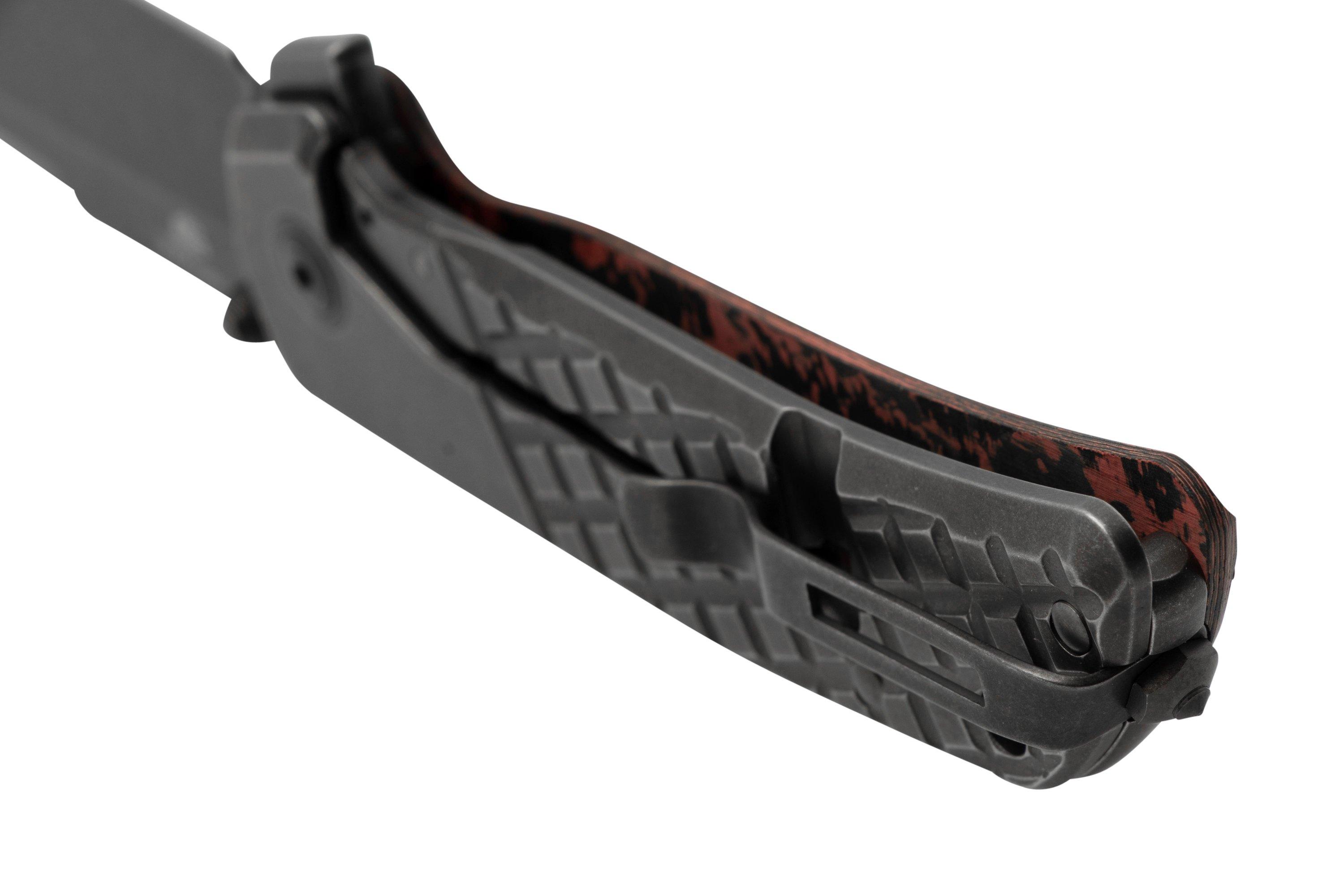 MKM Maximo MM-FCLTD Lava Flow Carbon fibre pocket knife, Bob Terzuola ...