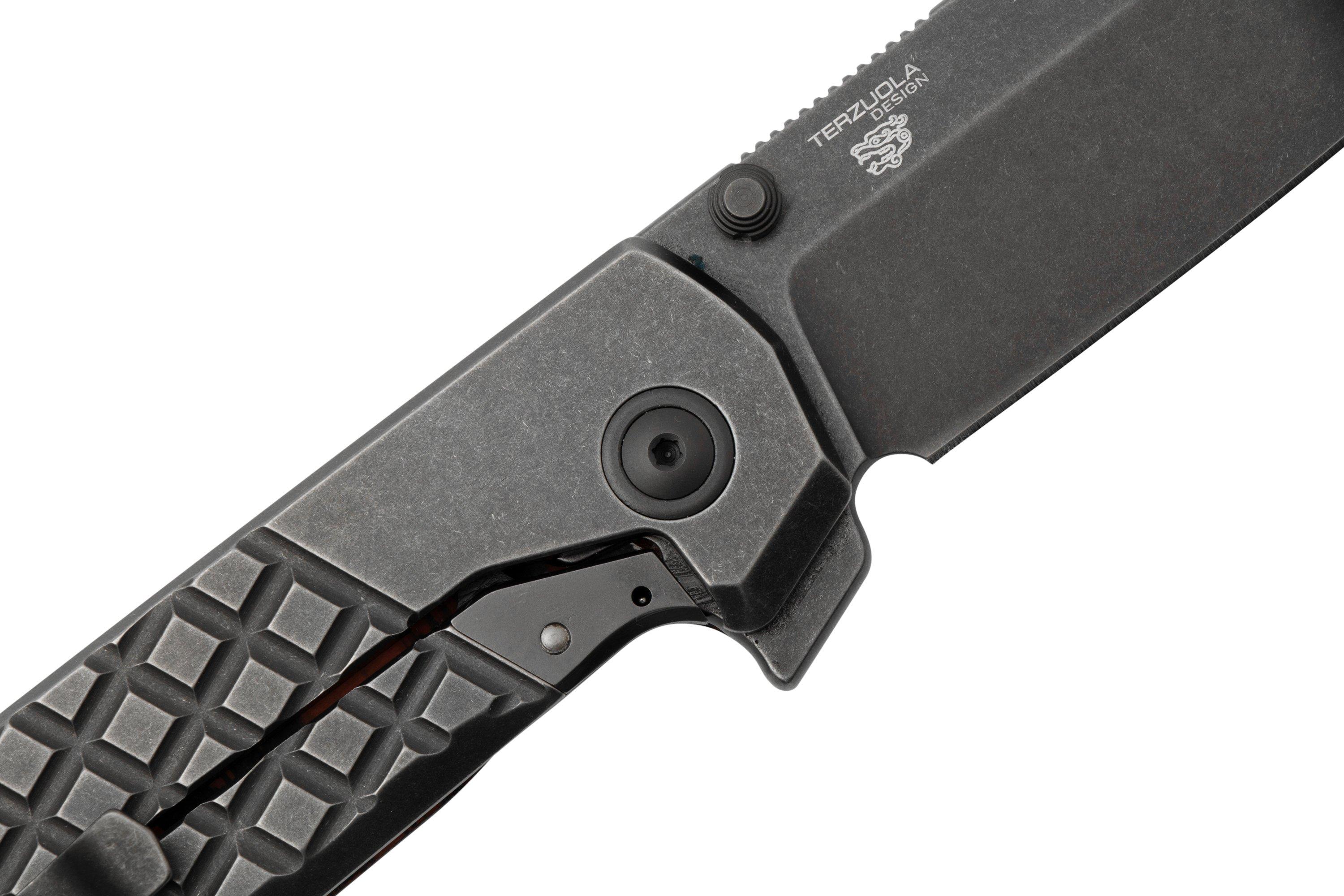 MKM Maximo MM-FCLTD Lava Flow Carbon fibre pocket knife, Bob Terzuola design | Advantageously ...