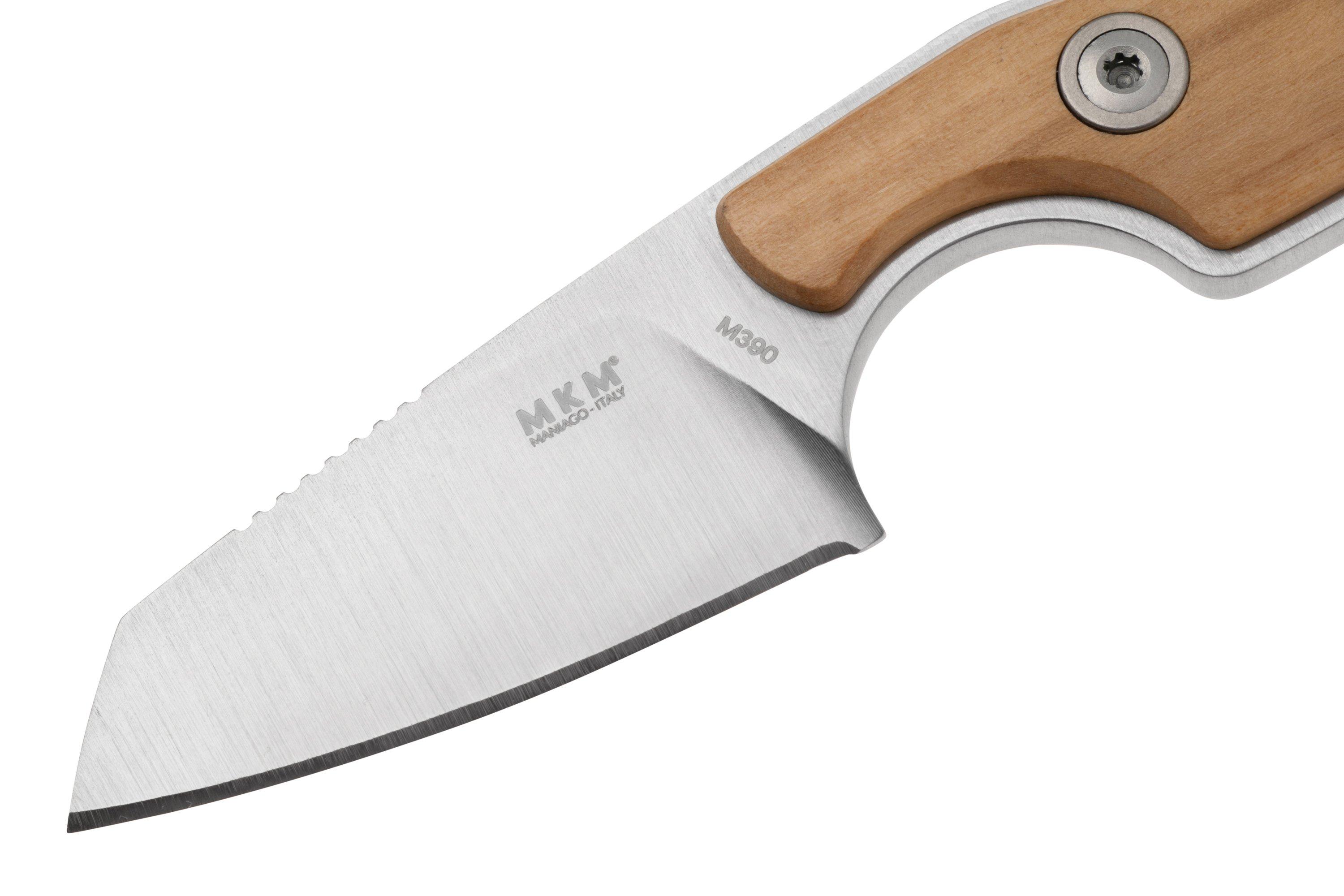 MKM Mikro 2 MK-MR02-O Olive Wood neck knife, Jesper Voxnaes design ...