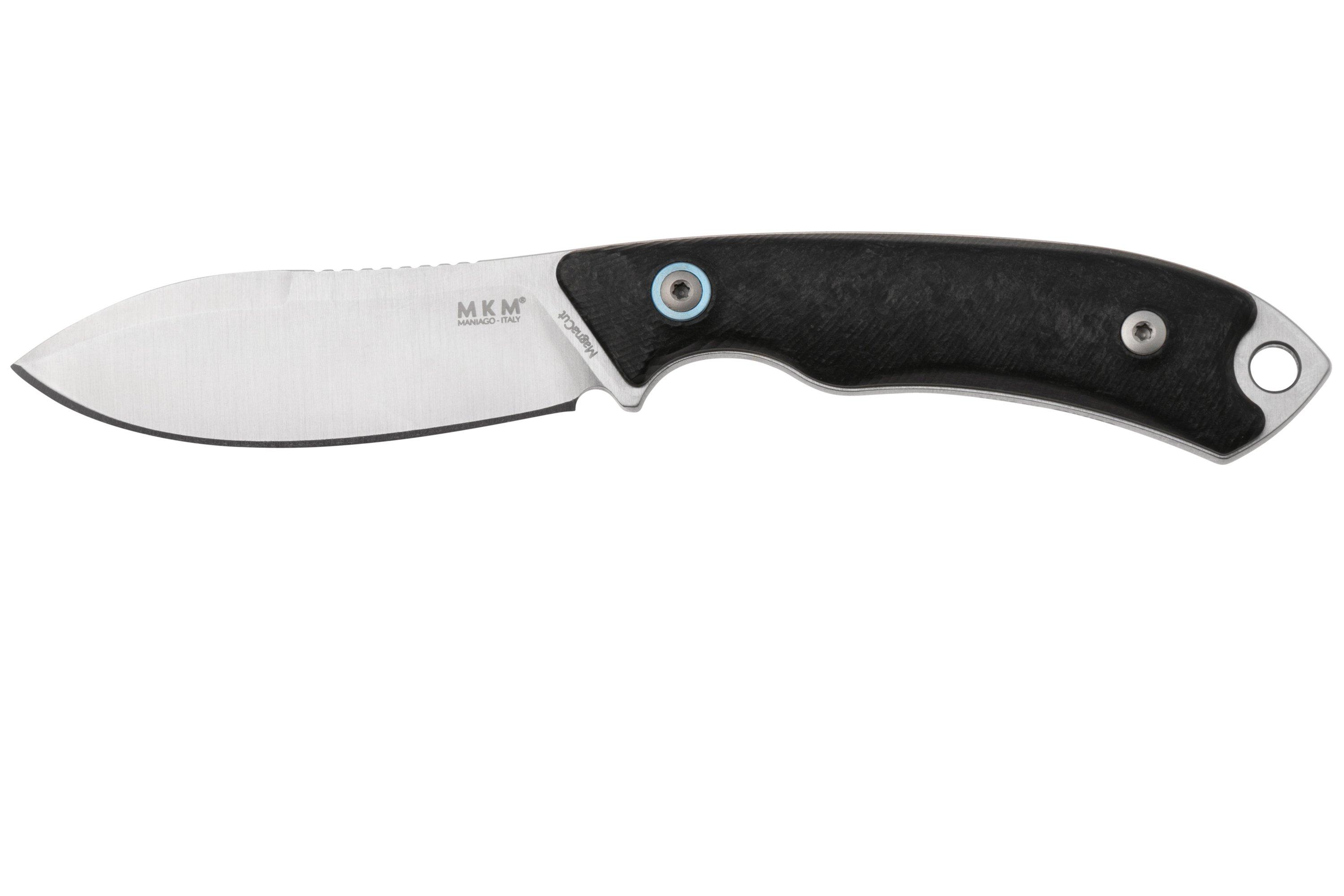 MKM Pocket Tango 1 Nessmuk PT1-CF Carbon Fiber fixed knife, David C ...