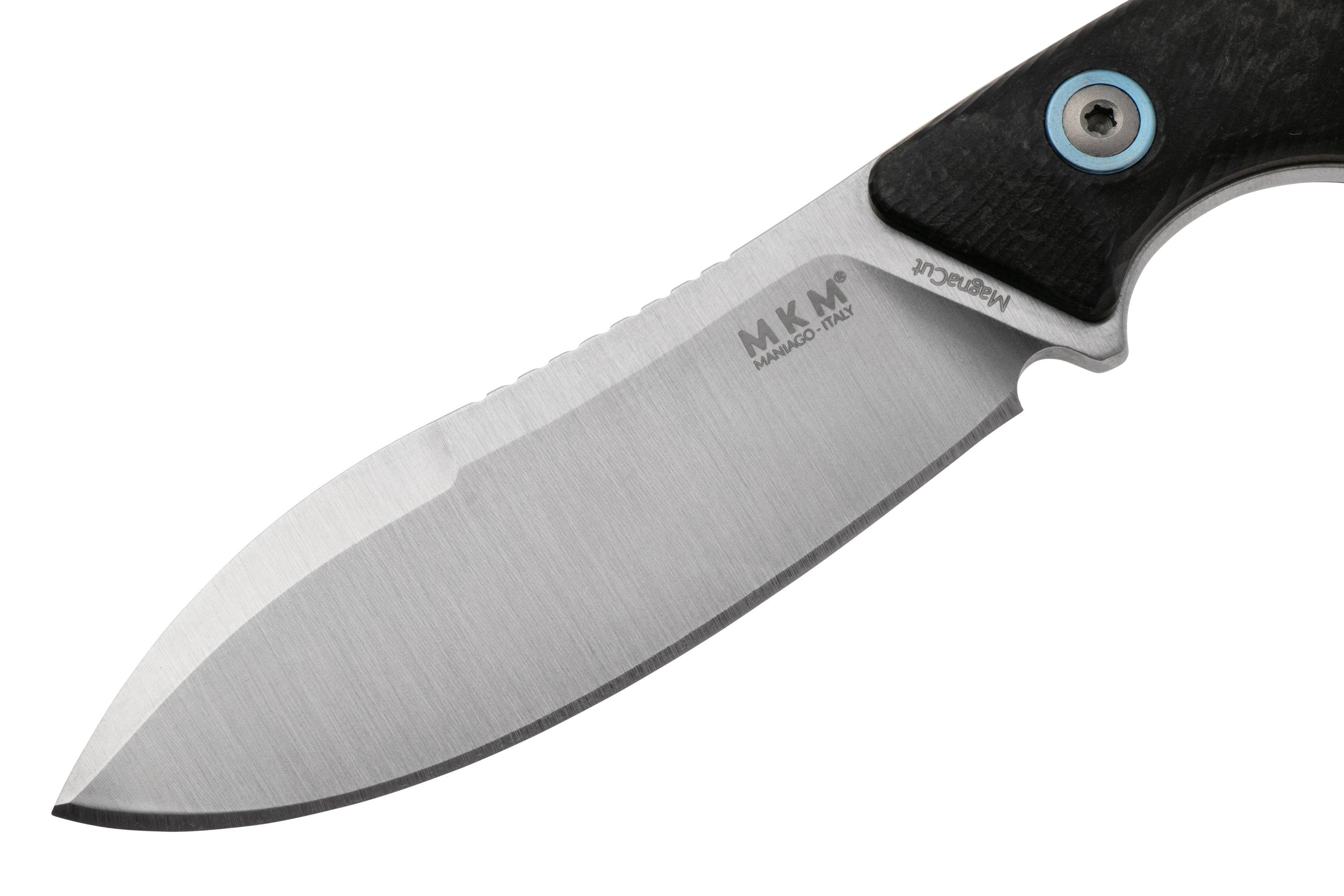 MKM Pocket Tango 1 Nessmuk PT1-CF Carbon Fiber fixed knife, David C ...