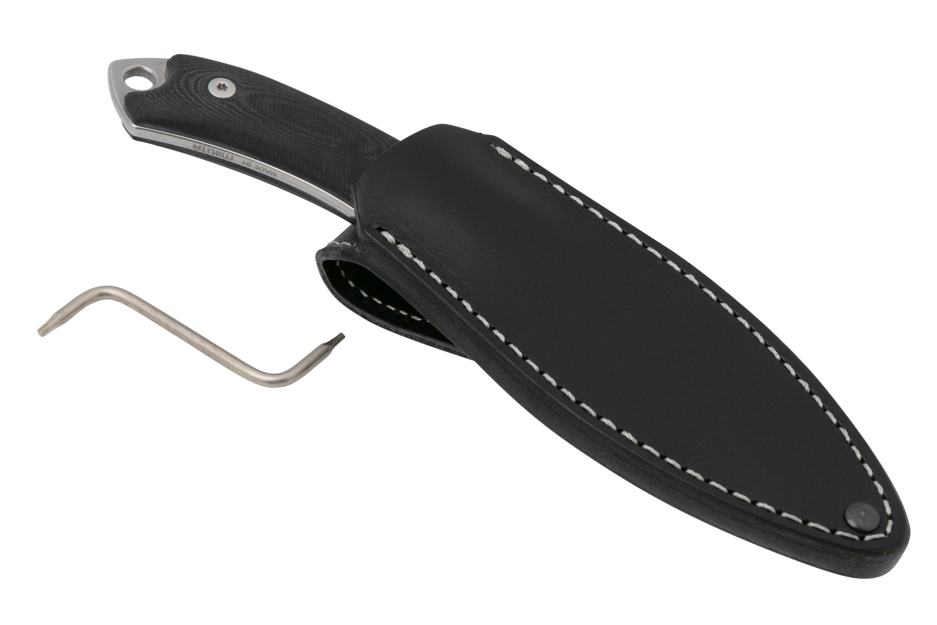 MKM Pocket Tango 2 Lambsfoot PT2-GBK Black G10, couteau fixe, David C ...