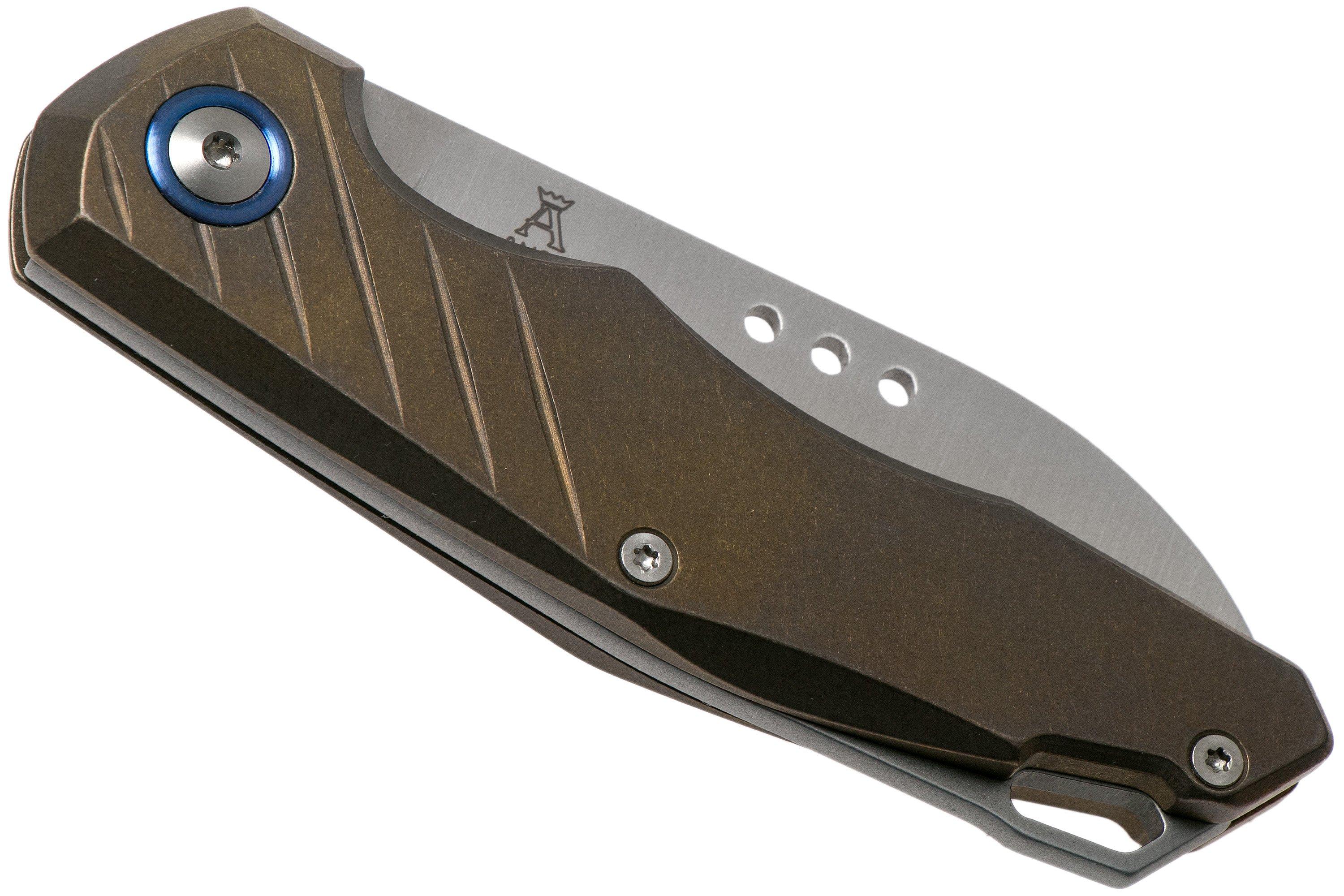 MKM Root RT-TBR Titanium Bronze pocket knife, Jens Anso design ...