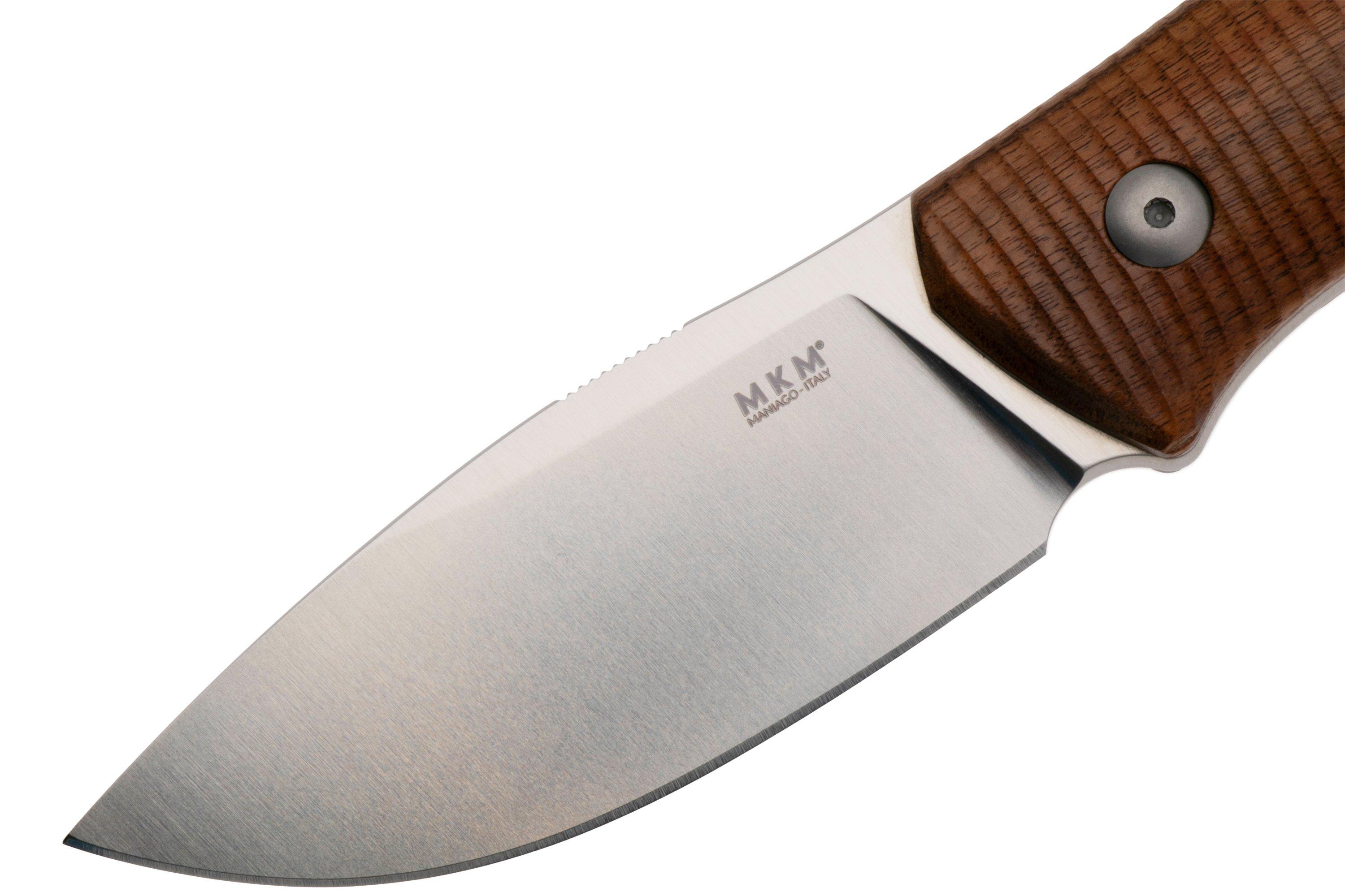 MKM Small Lov MK-SL-S, Satin M390, Santos Wood fixed knife, Jesper ...