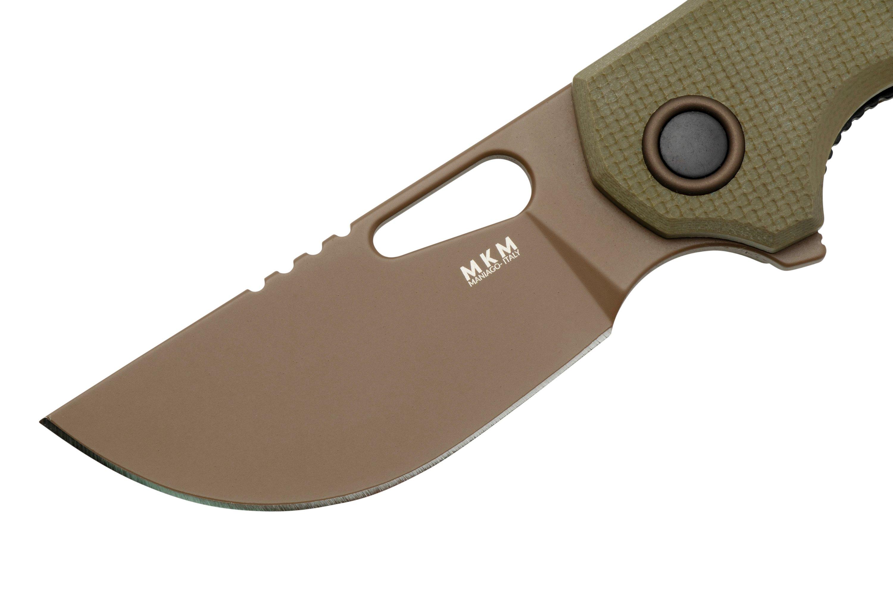 MKM Vincent VCN-GGC Coyote Brown PVD N690CO, OD Green G10, Coyote Brown ...
