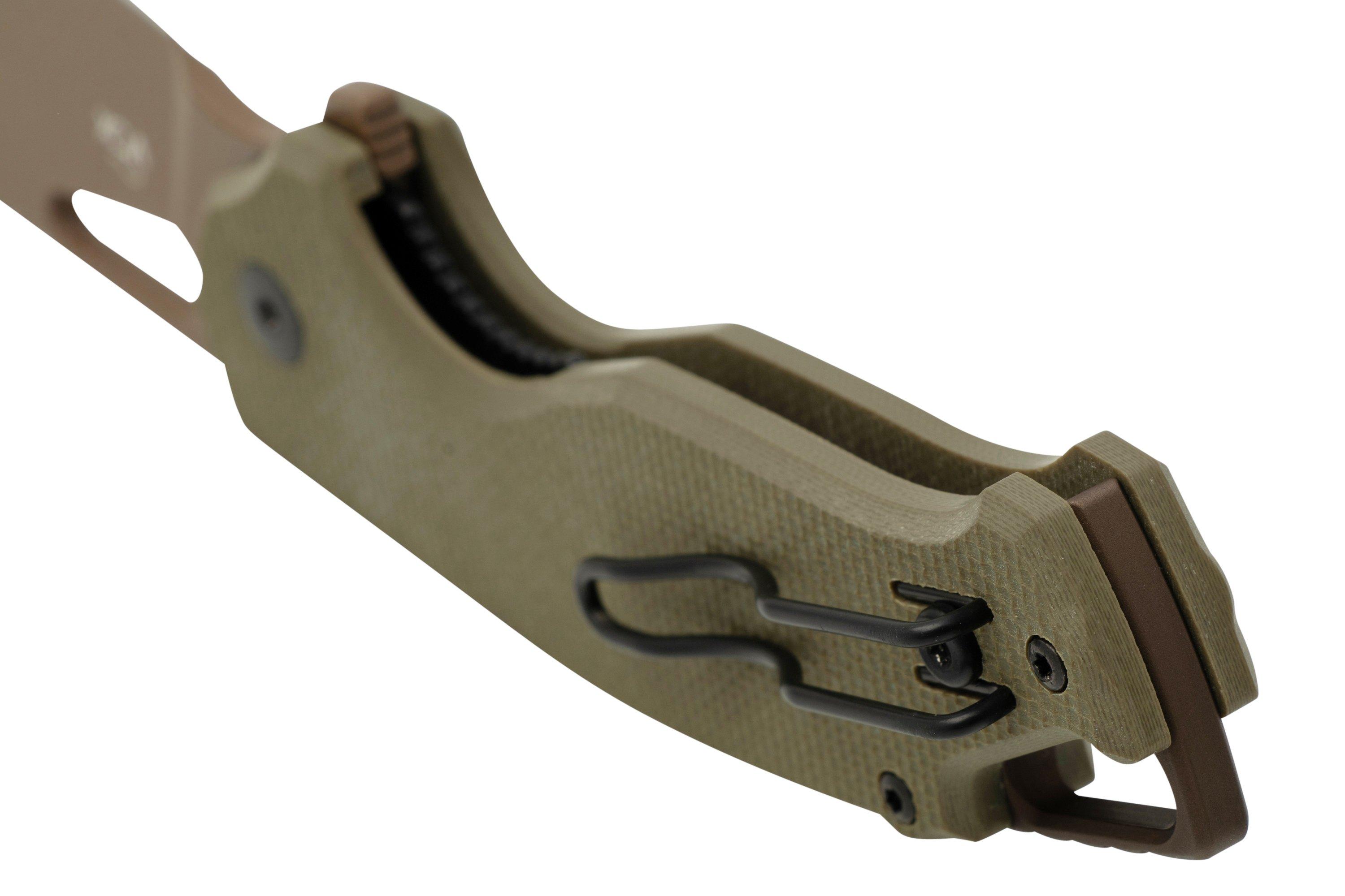 MKM Vincent VCN-GGC Coyote Brown PVD N690CO, OD Green G10, Coyote Brown ...