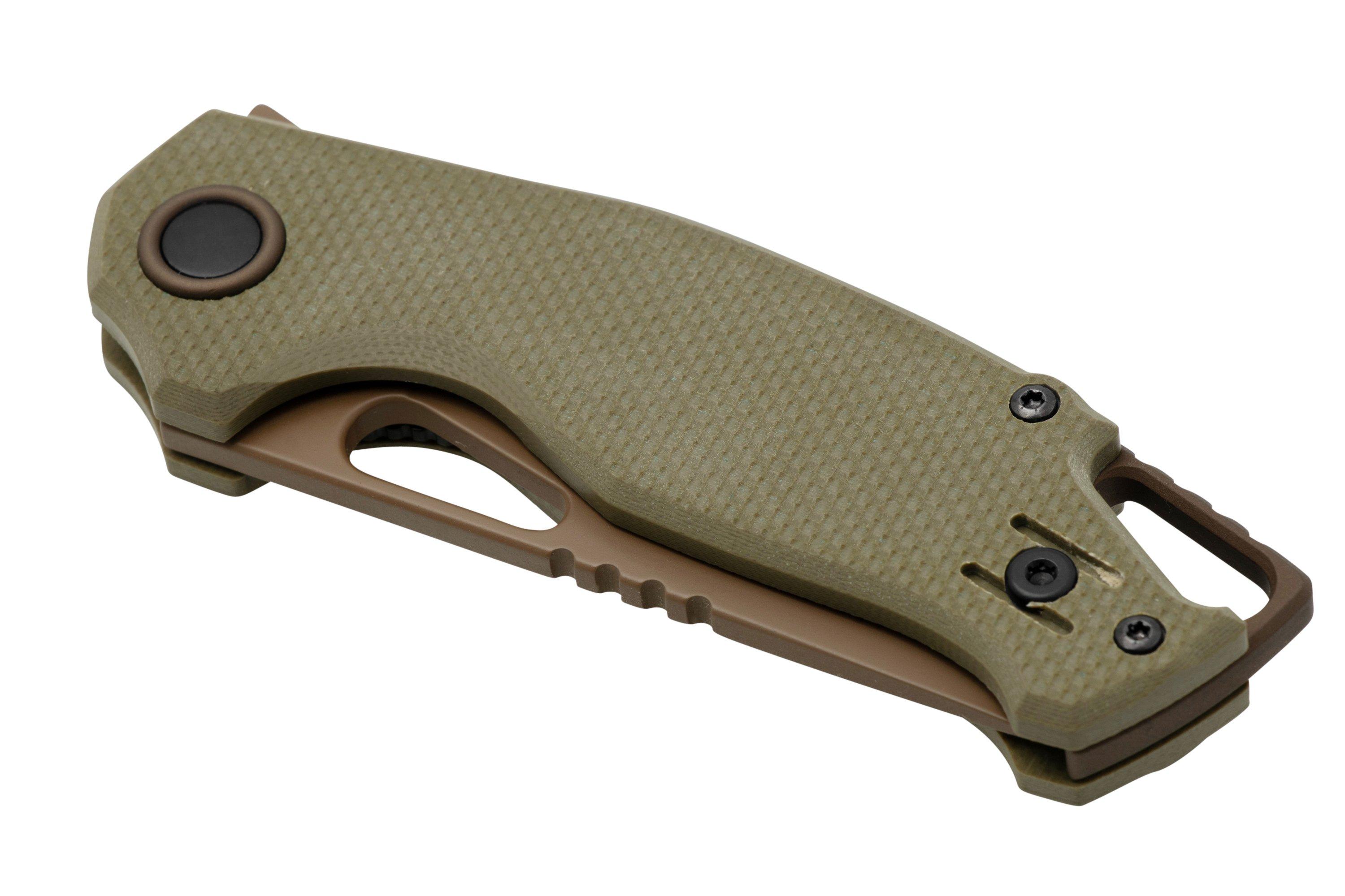 MKM Vincent VCN-GGC Coyote Brown PVD N690CO, OD Green G10, Coyote Brown ...