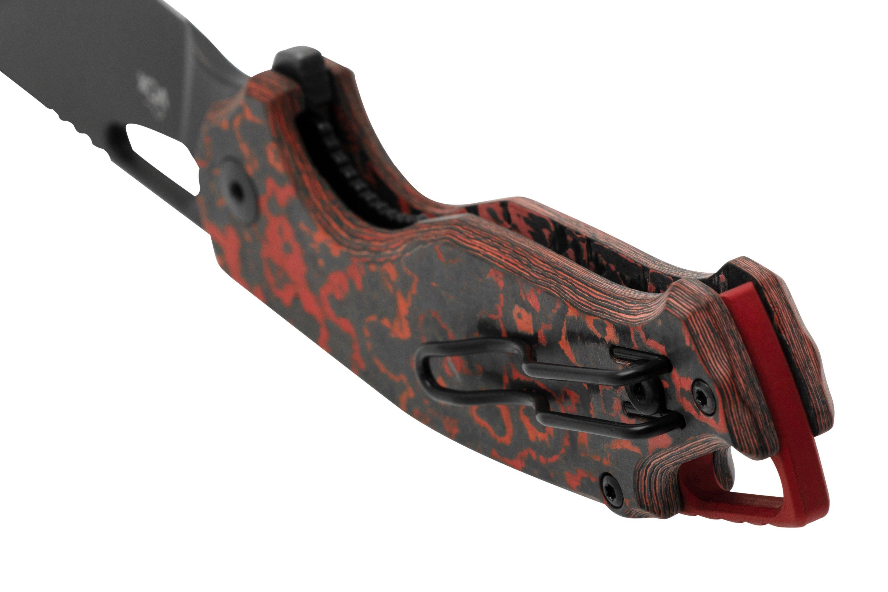 MKM Vincent VCV-CLD Black PVD VANAX, Lava Flow Carbon Fiber, Red ...