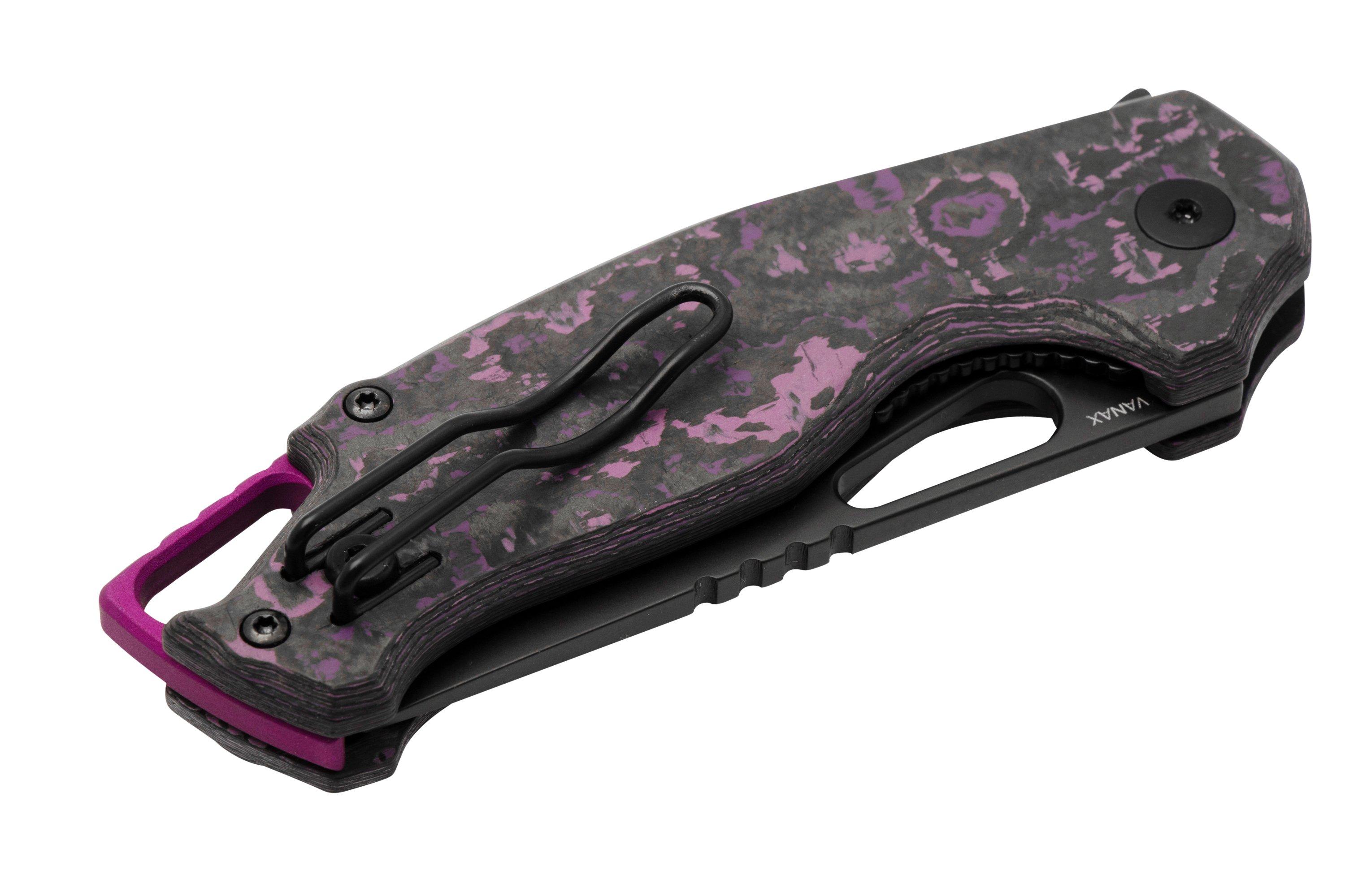 MKM Vincent VCV-CPD Black PVD VANAX, Purple Haze Carbon Fibre, Purple ...
