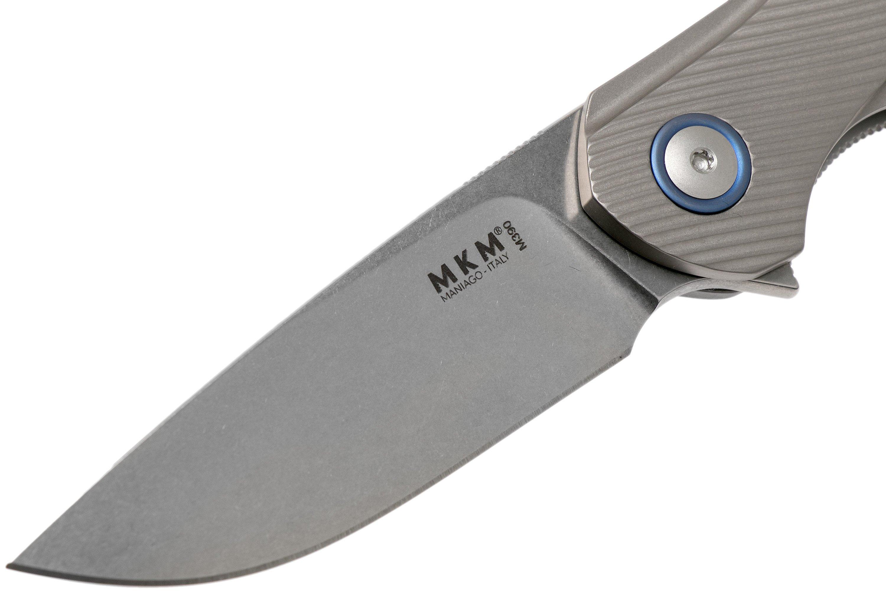 MKM Timavo VP02-T3 Titanium 3D Milled pocket knife, Voxnaes design ...