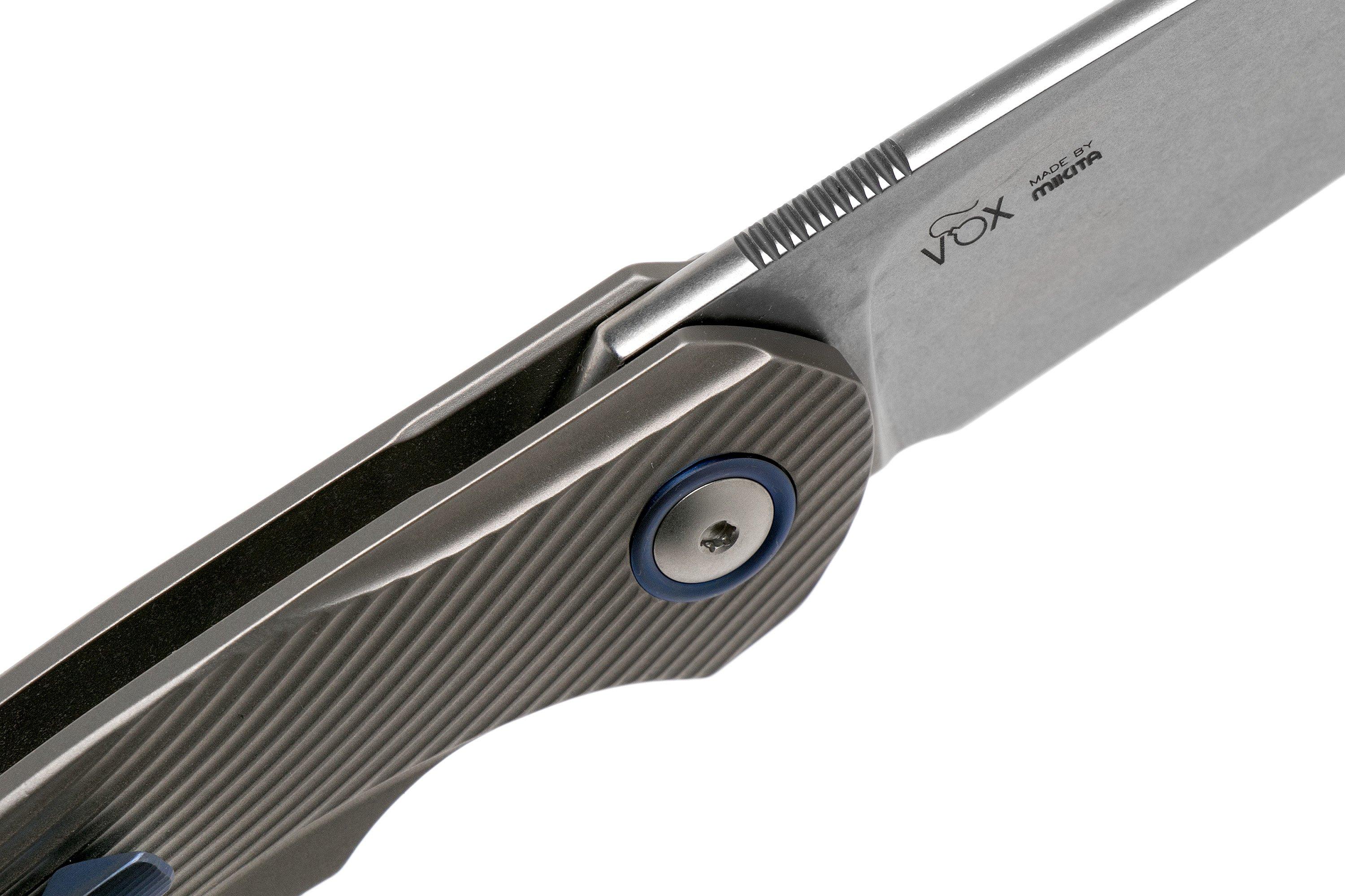 MKM Timavo VP02-T3 Titanium 3D Milled pocket knife, Voxnaes design ...