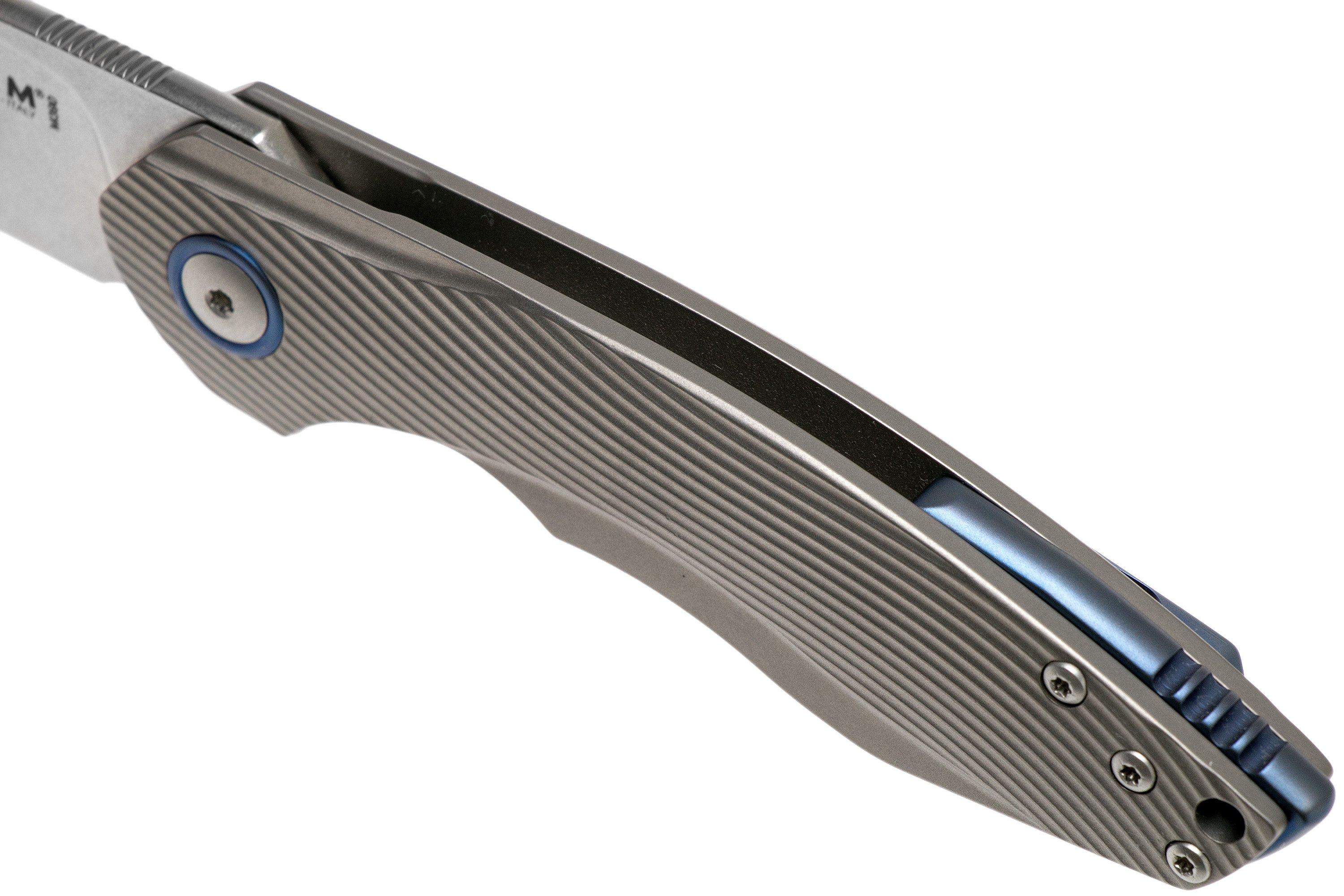 MKM Timavo VP02-T3 Titanium 3D Milled pocket knife, Voxnaes design ...