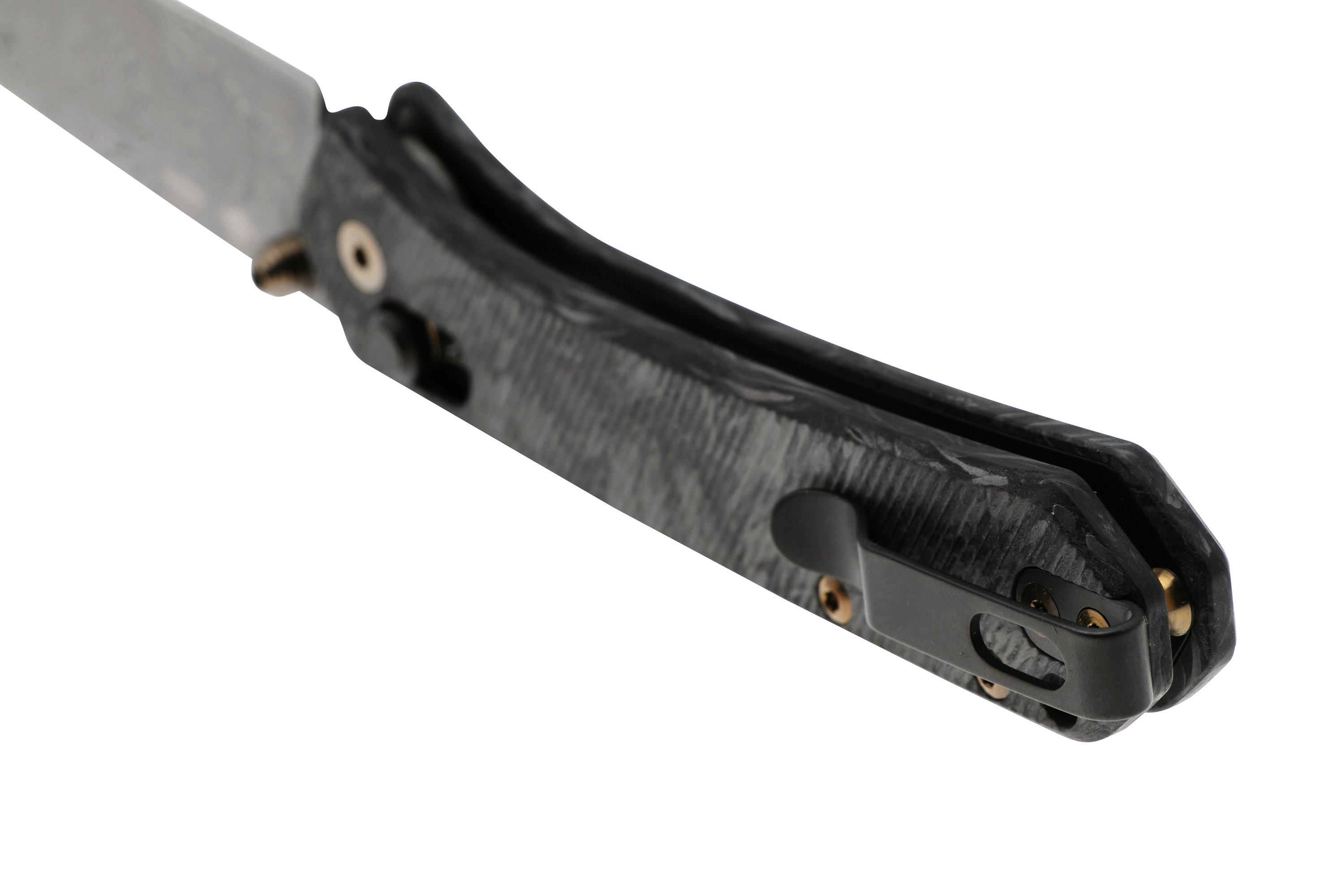 MKM Yipper 'Fancy Boi' YP-D Damascus Limited Edition, Marbled Carbon ...