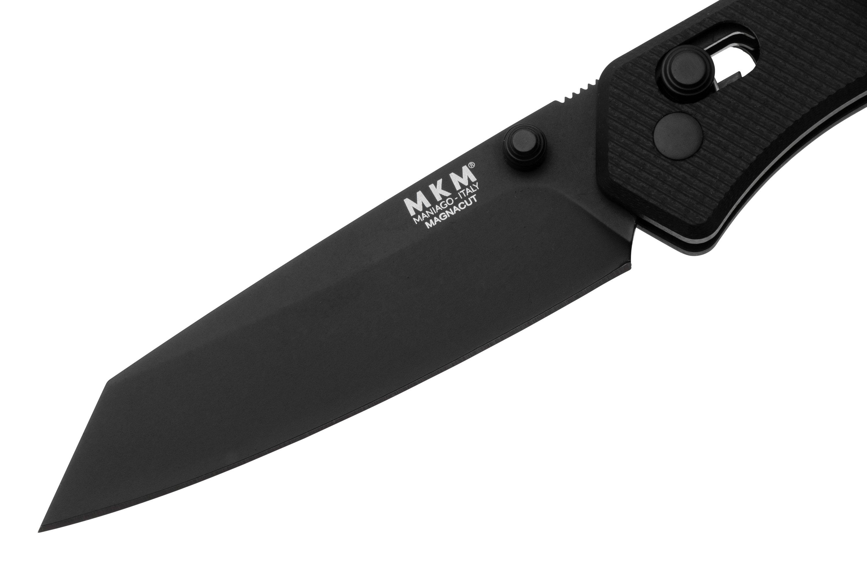 MKM Yipper YP-GBKB Black MagnaCut, Black G10 zakmes, Ben Petersen ...