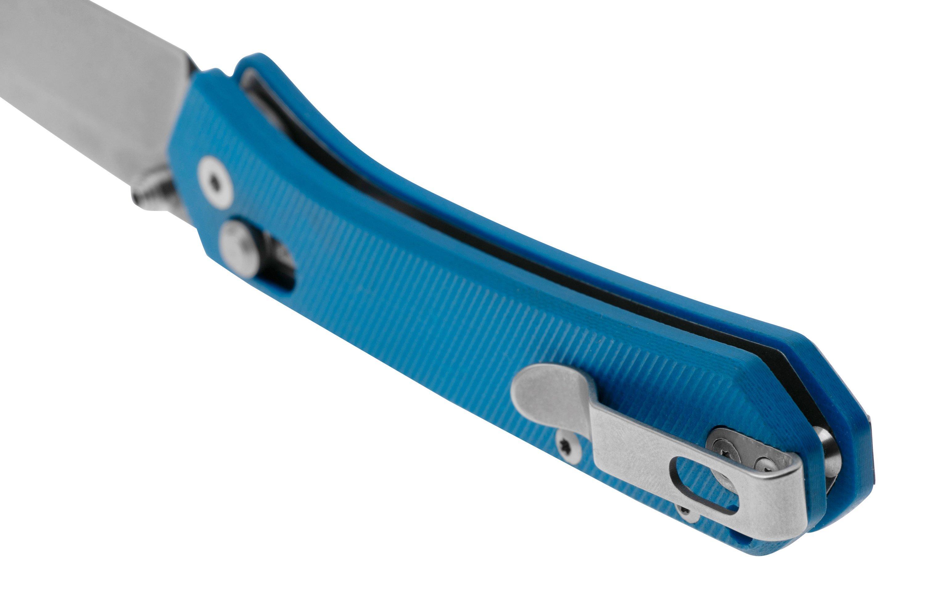 MKM Yipper YP-GBL Stonewashed MagnaCut, Blue G10 zakmes, Ben Petersen ...