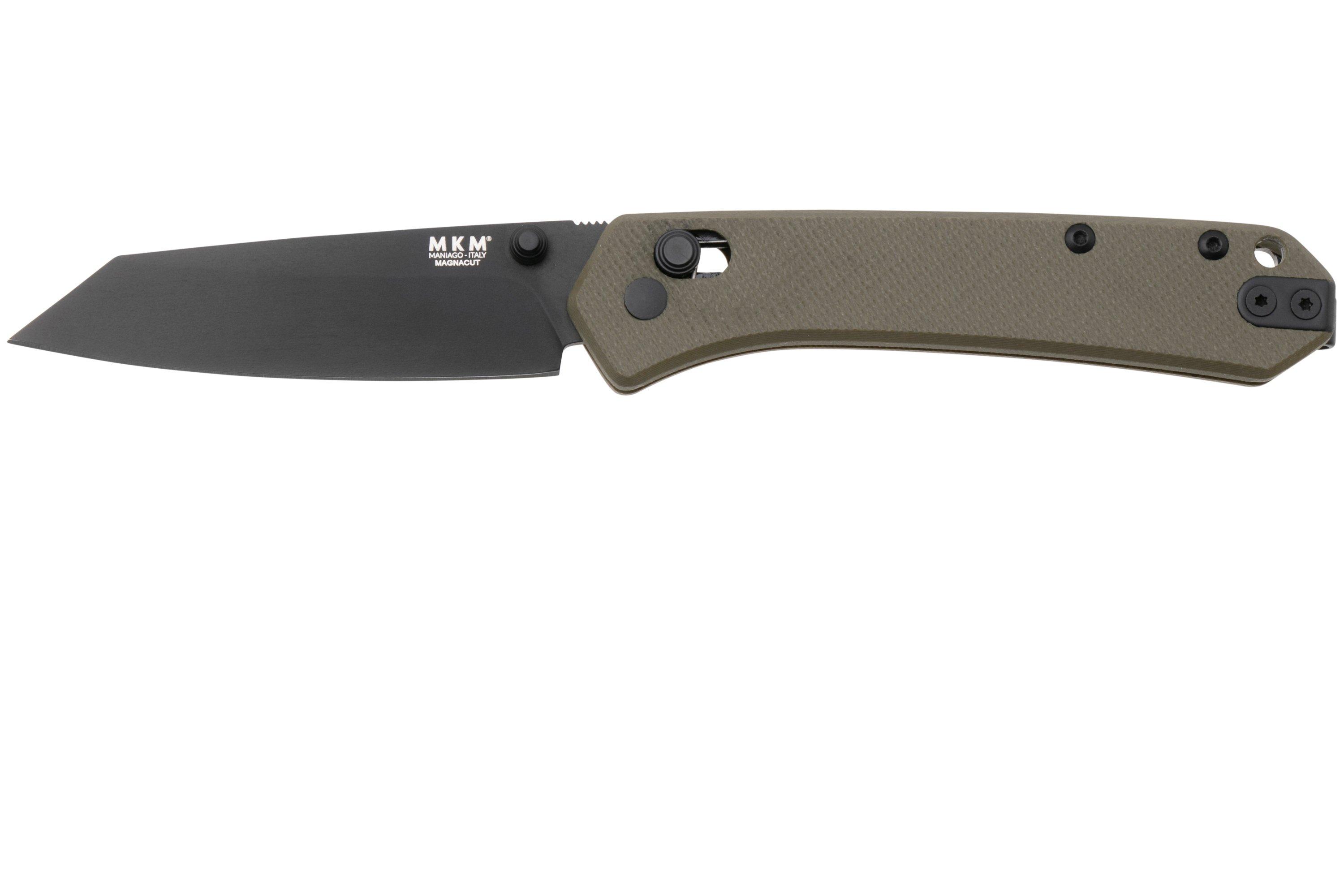 MKM Yipper YP-GODB Black MagnaCut, OD Green G10 zakmes, Ben Petersen ...