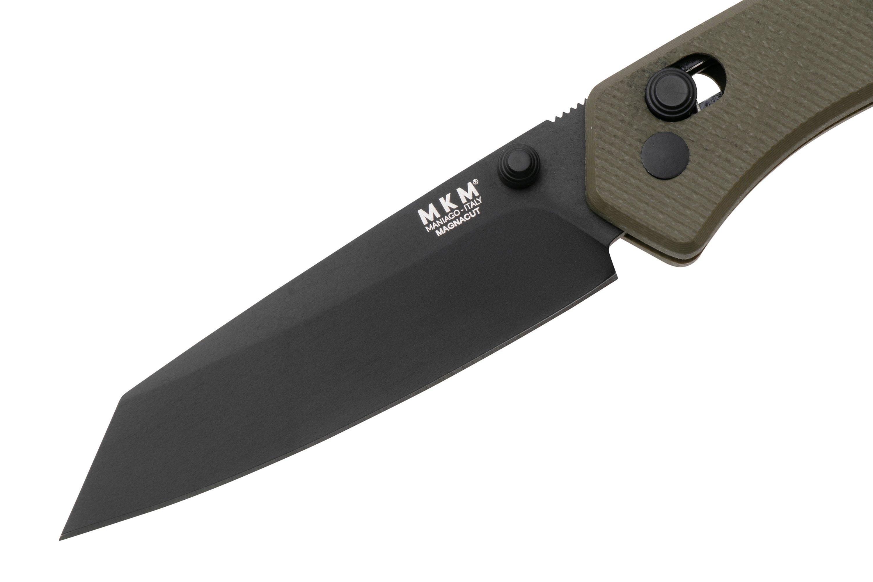 MKM Yipper YP-GODB Black MagnaCut, OD Green G10 zakmes, Ben Petersen ...