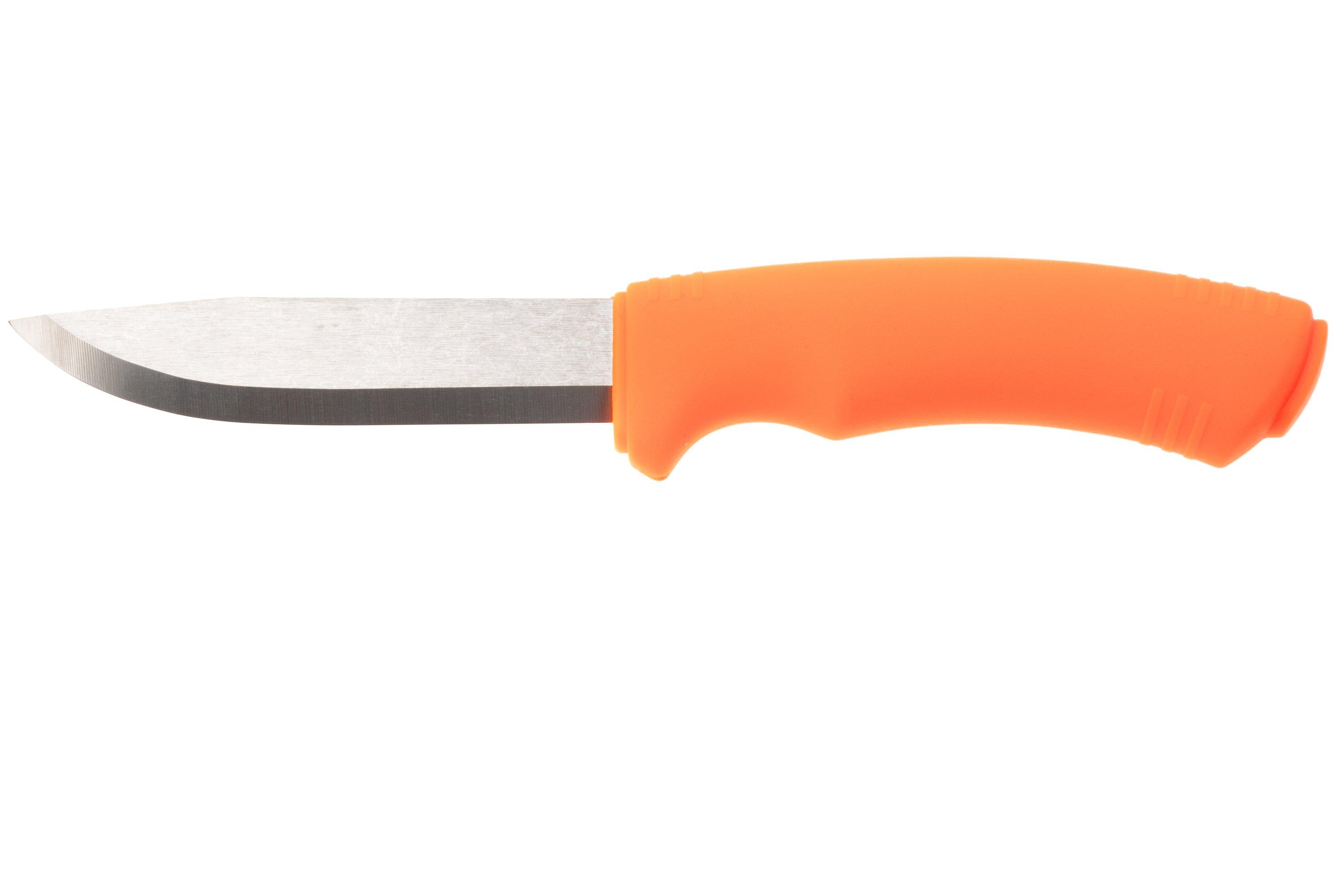 Morakniv Bushcraft Stainless 12492 Stonewashed Sandvik 12C27, Hi-Vis ...
