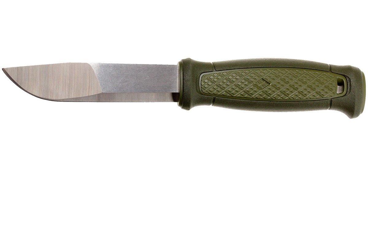 Mora Kansbol 12634 bushcraft knife with sheath, green | Advantageously ...