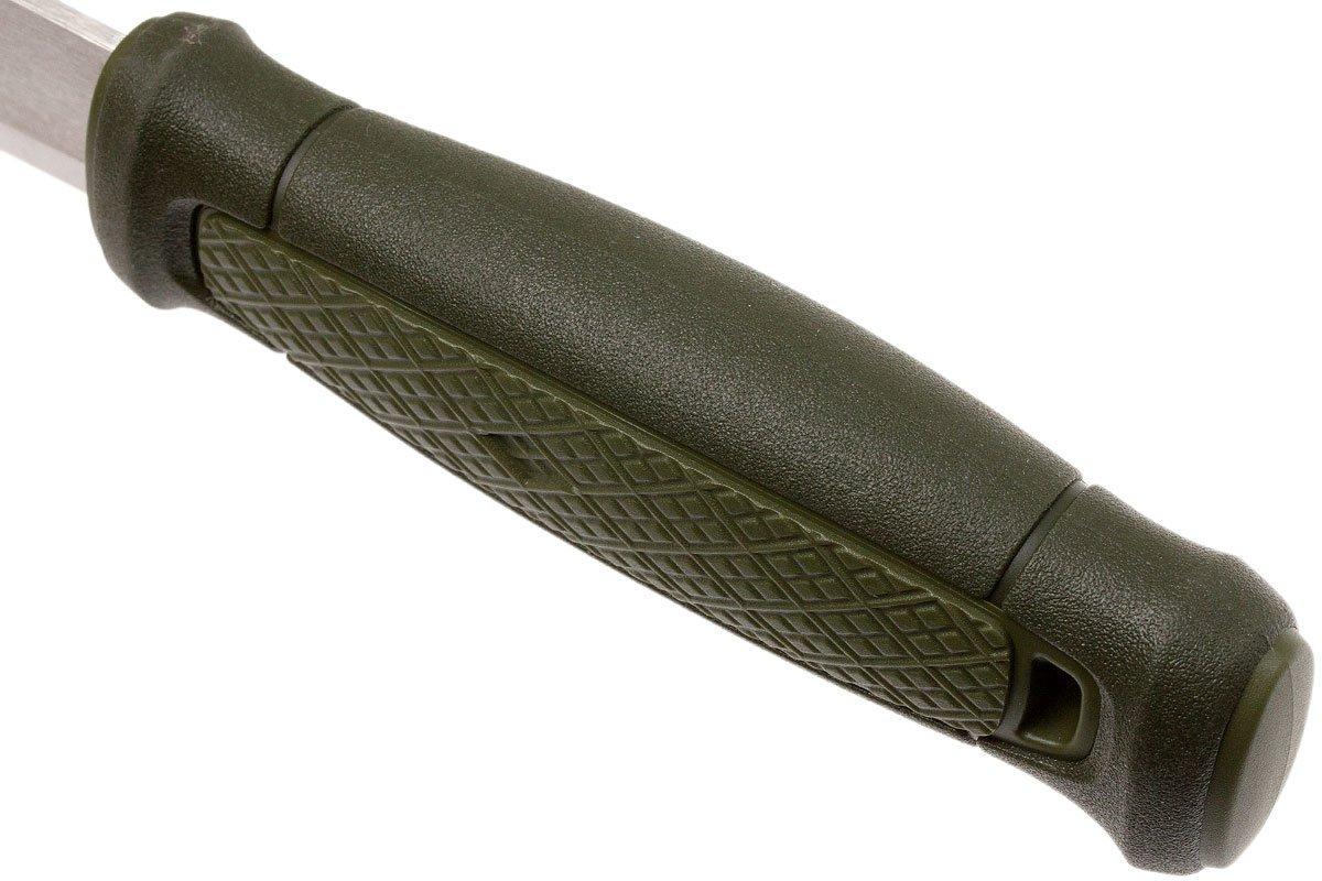 Mora Kansbol 12634 bushcraft knife with sheath, green | Advantageously ...