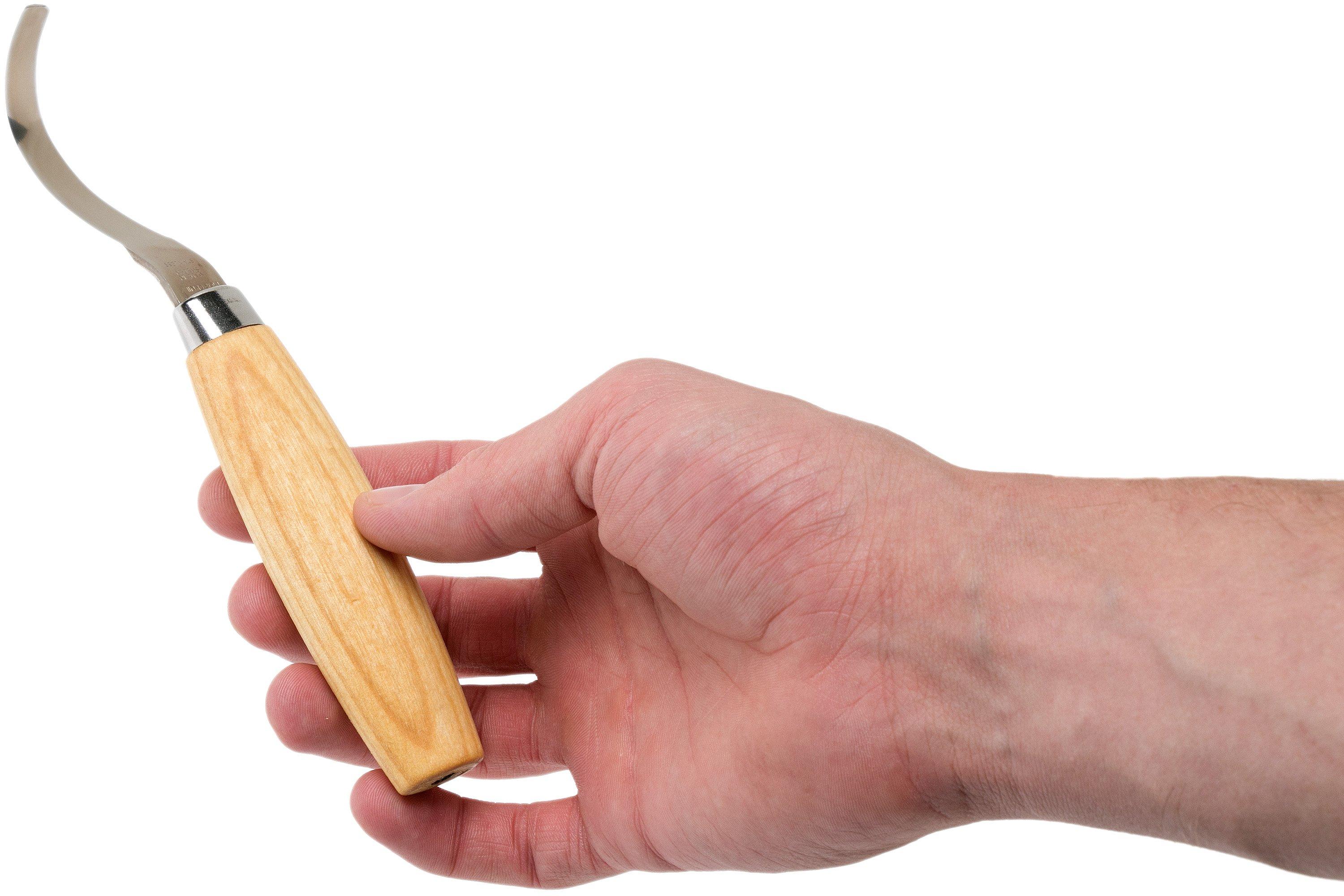 Morakniv Hook Knife 163 spoon knife with sheath | Advantageously ...