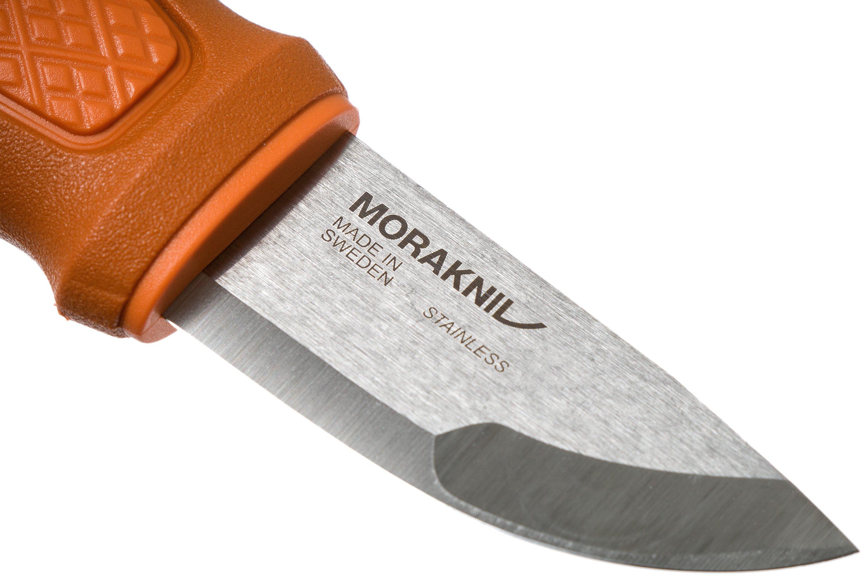 Mora Eldris Burnt Orange 13501 neck knife with sheath | Advantageously ...