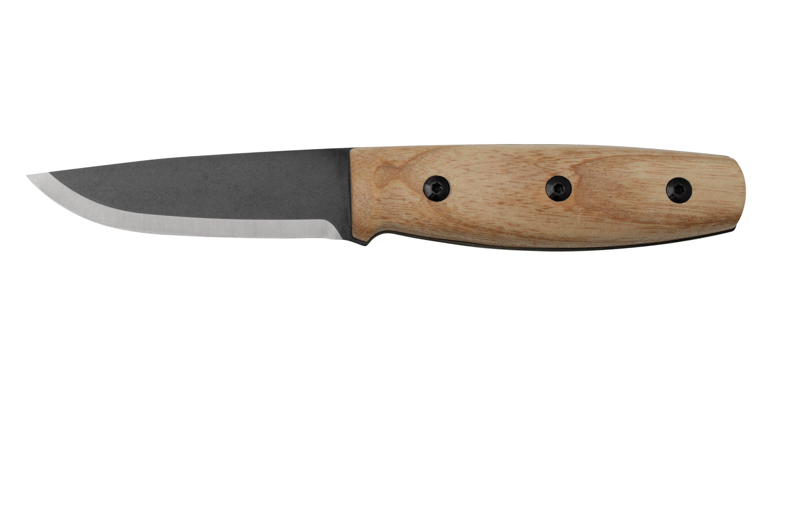 Morakniv Finn 14083 Ash Wood, Black Blade, bushcraft knife ...