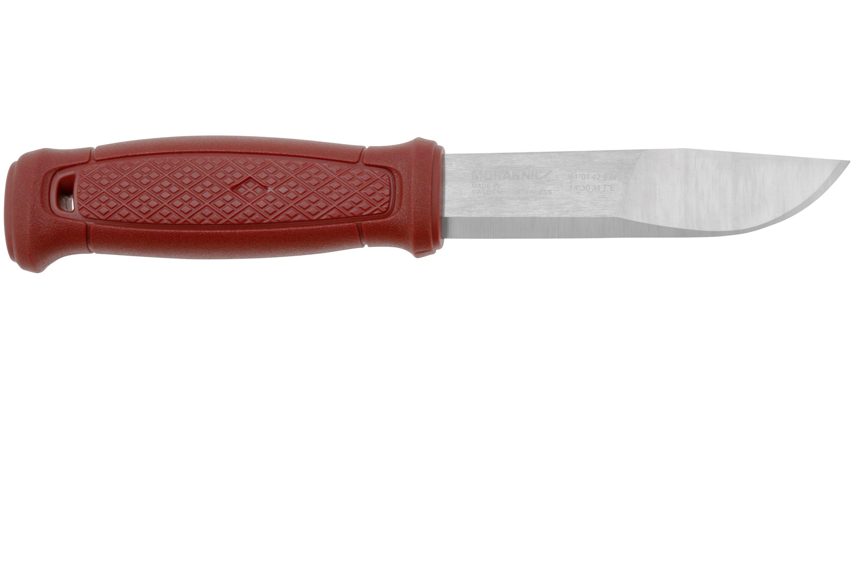 Morakniv Kansbol 14143 Dala Red, Stainless, bushcraft knife ...