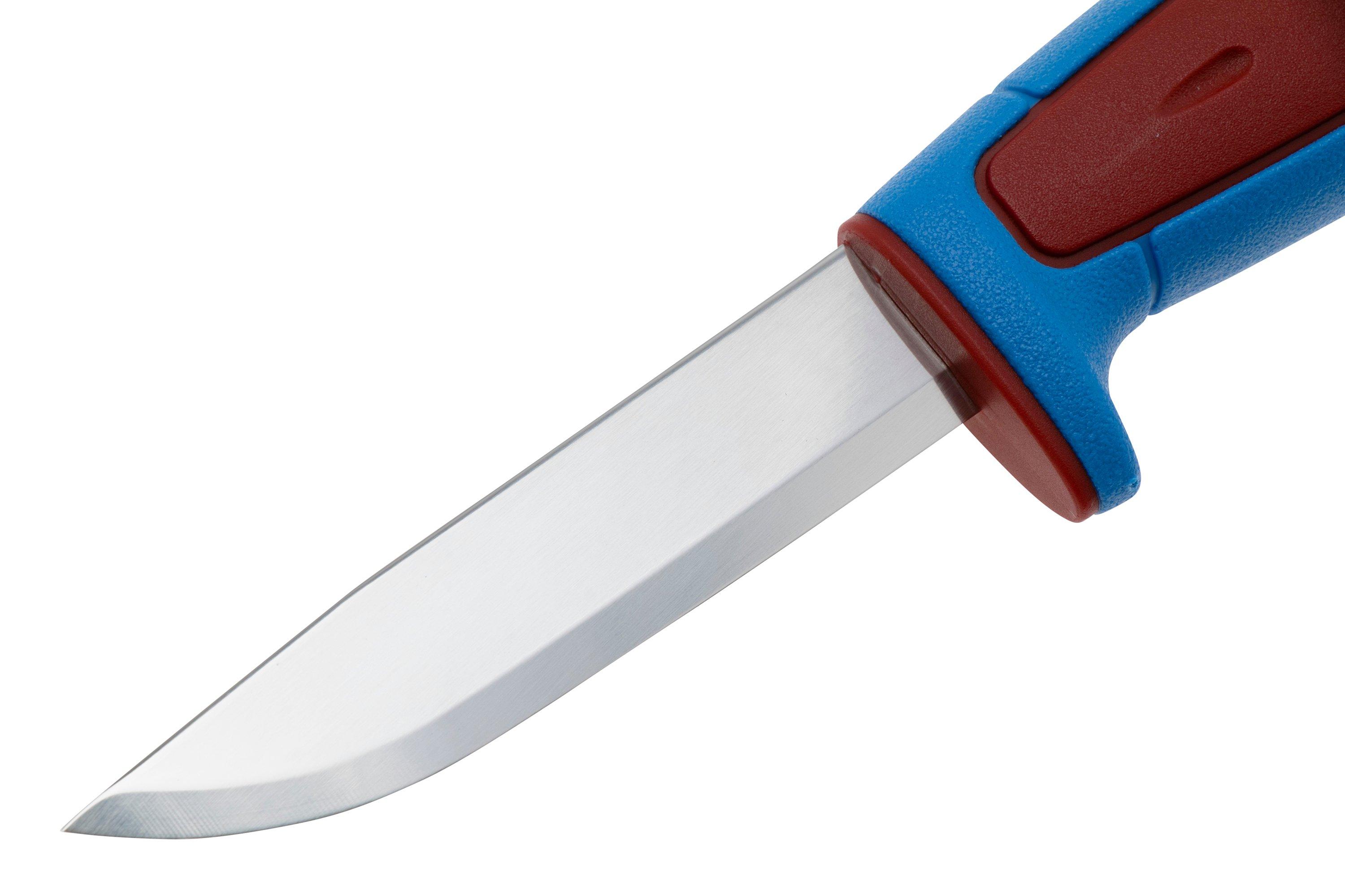 Morakniv Basic 546 Color of the Year 2025, 14502 Stainless Dala Red Siljan Blue, vaststaand mes ...