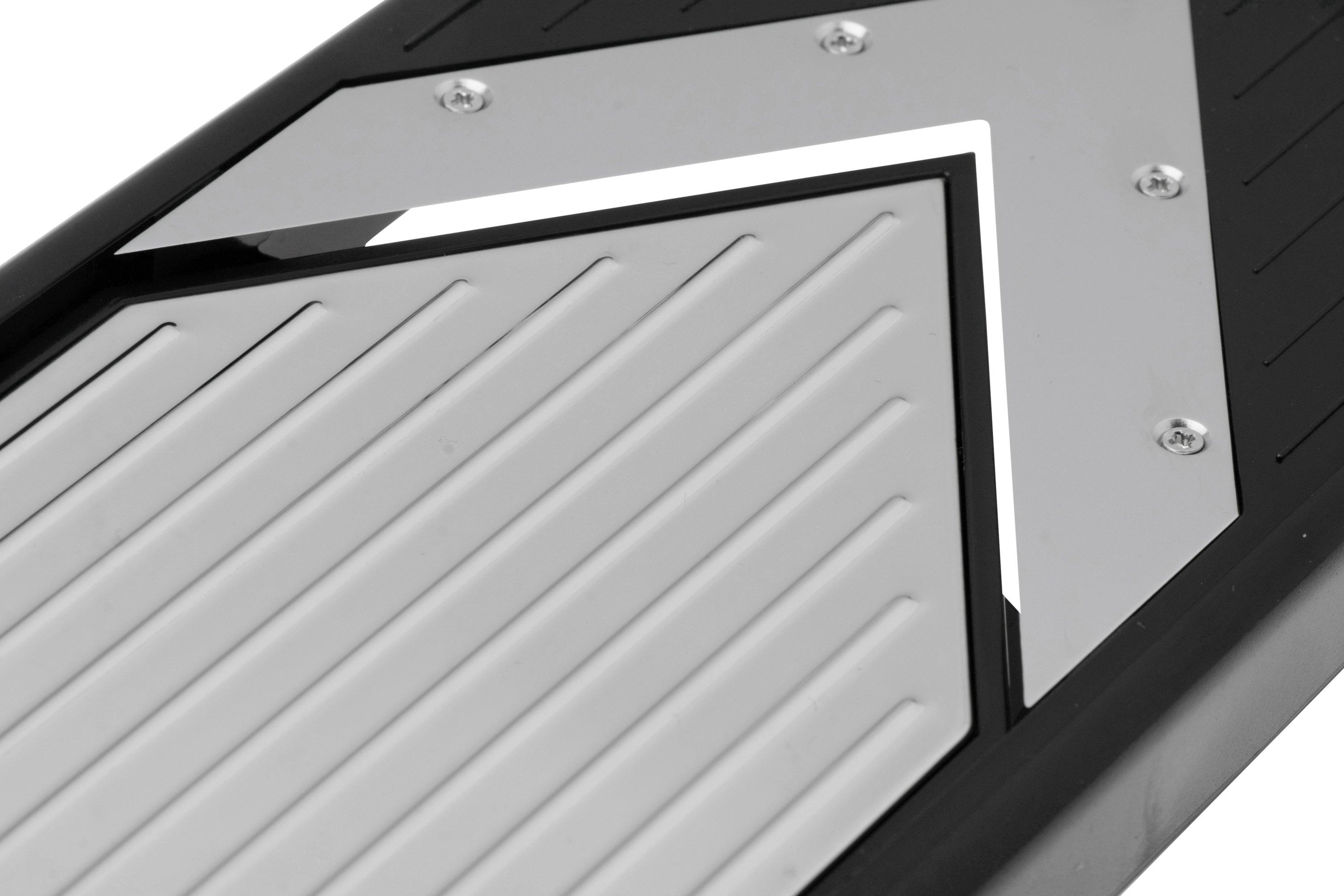 Microplane Adjustable V-Blade Mandoline Vegetable Slicer 48940 ...